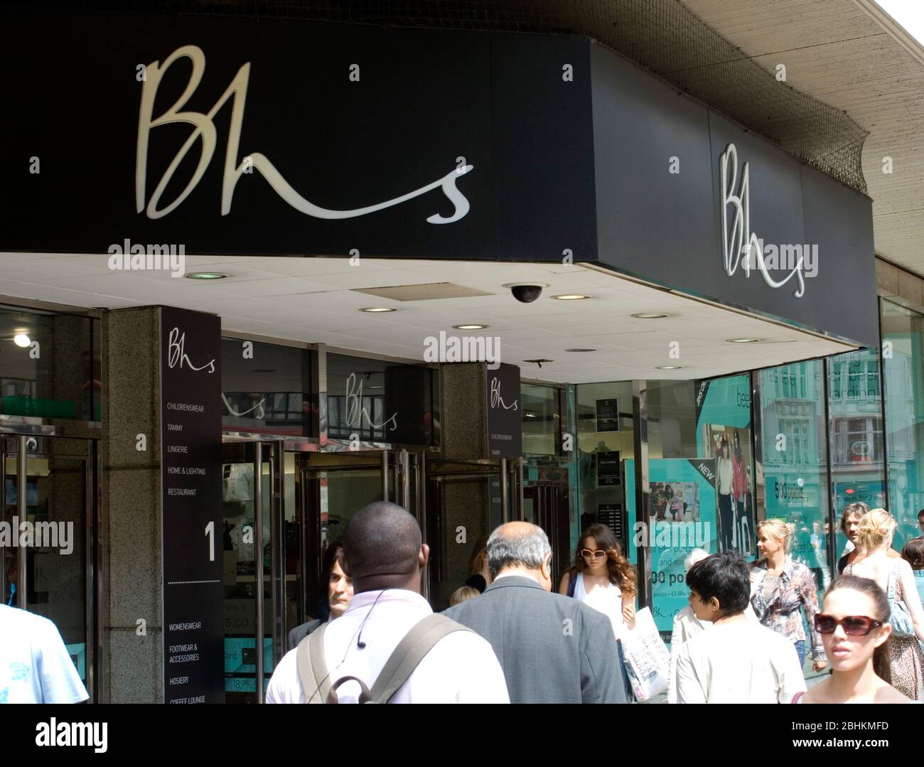 Exterior of a BHS store in Central London Stock Photo - Alamy
