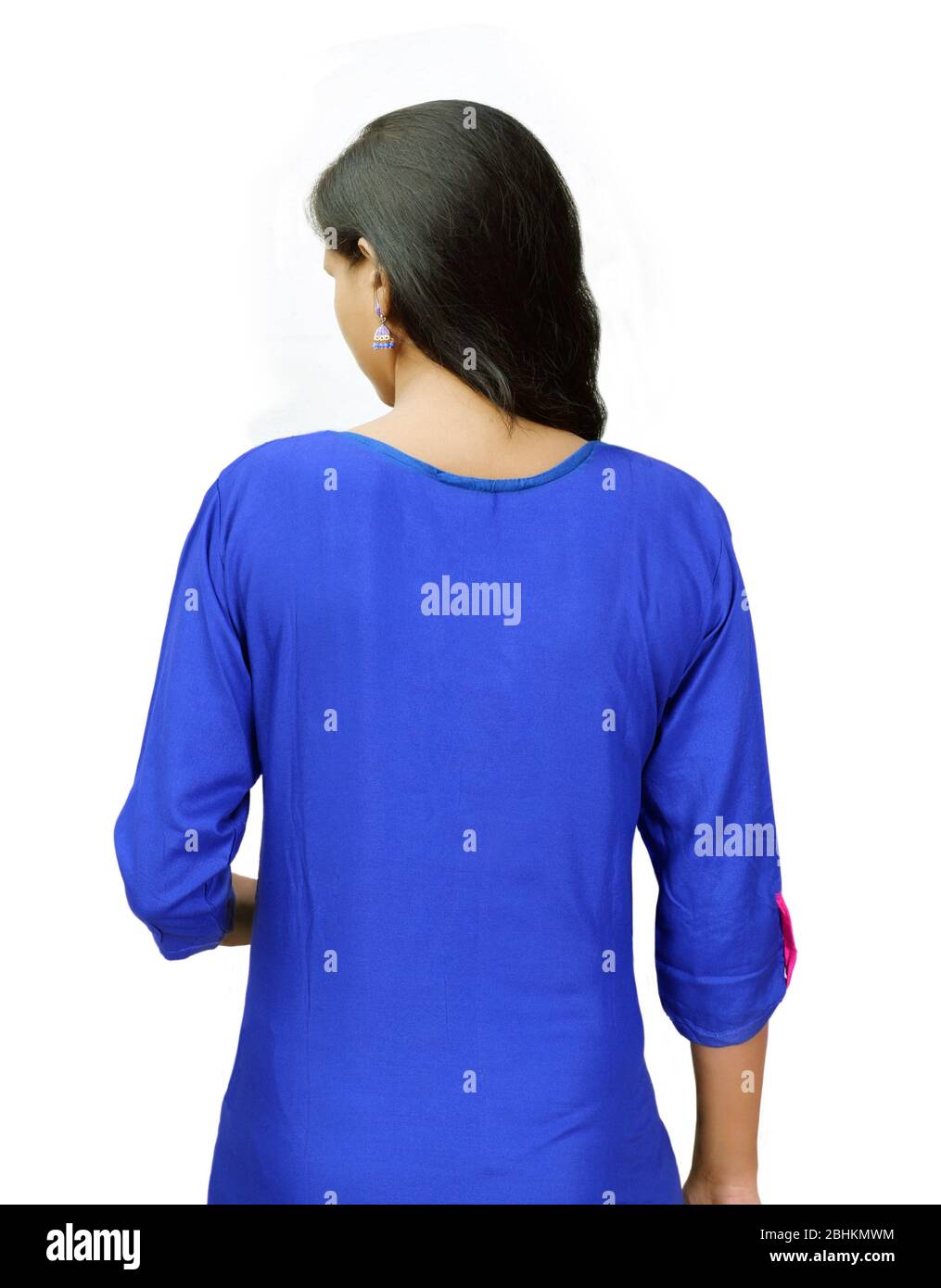 woman showing her back Stock Photo - Alamy