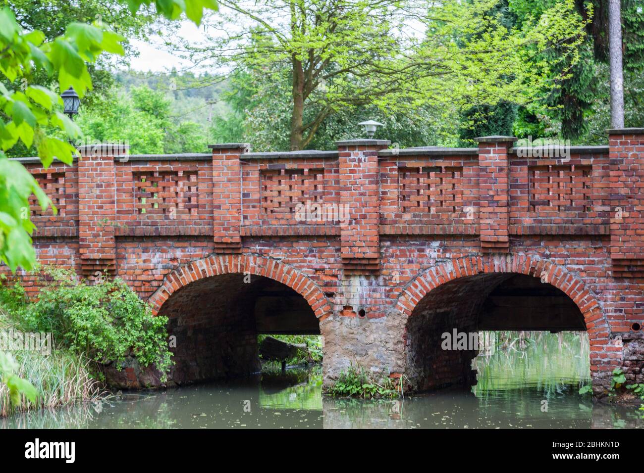 The bridge over the moat Stock Photo - Alamy