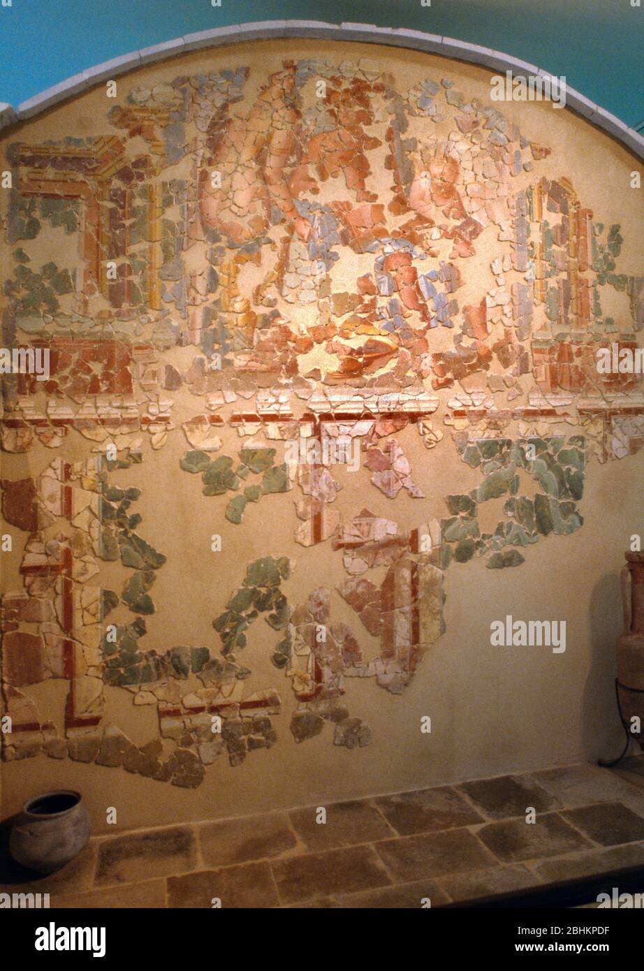 Reims France Museum of St Remi Wall Painting of the Death of Adonis ...