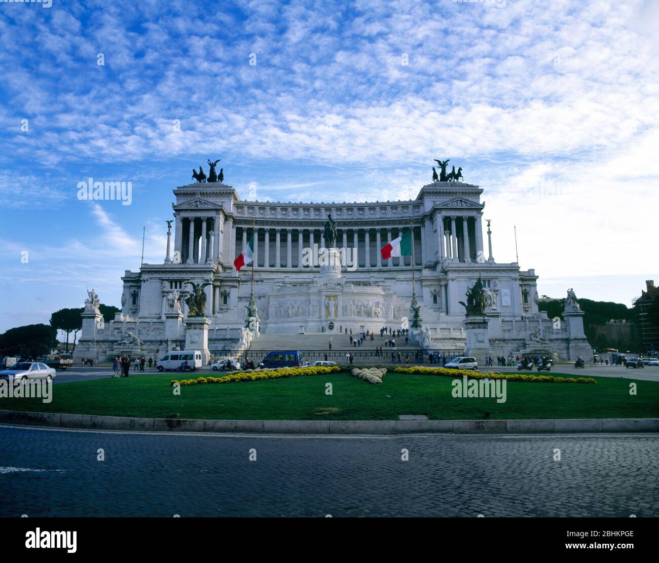 Rome Italy Victor Emmanuel II Monument Commemorating the Unification of ...