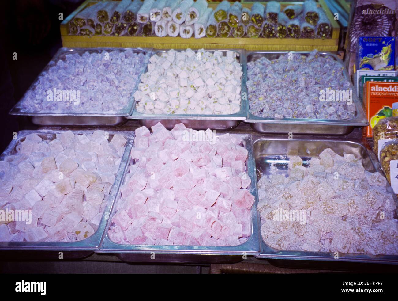 Istanbul Turkey Sweet Shop In Grand Bazaar - Turkish Delight Stock ...