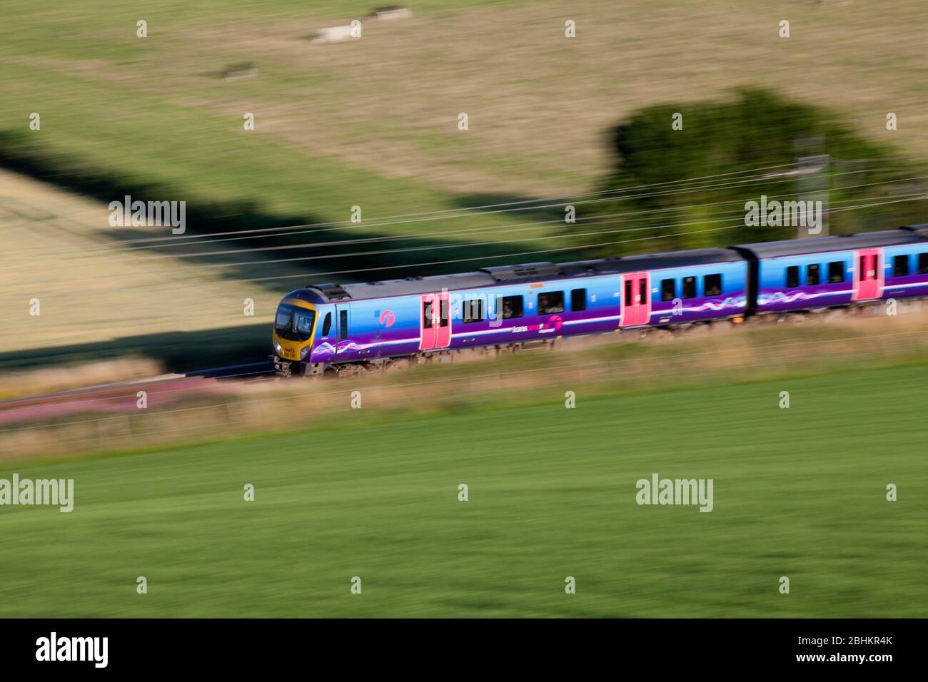Firstgroup Transpennine Express Siemens class 185 diesel train panned ...