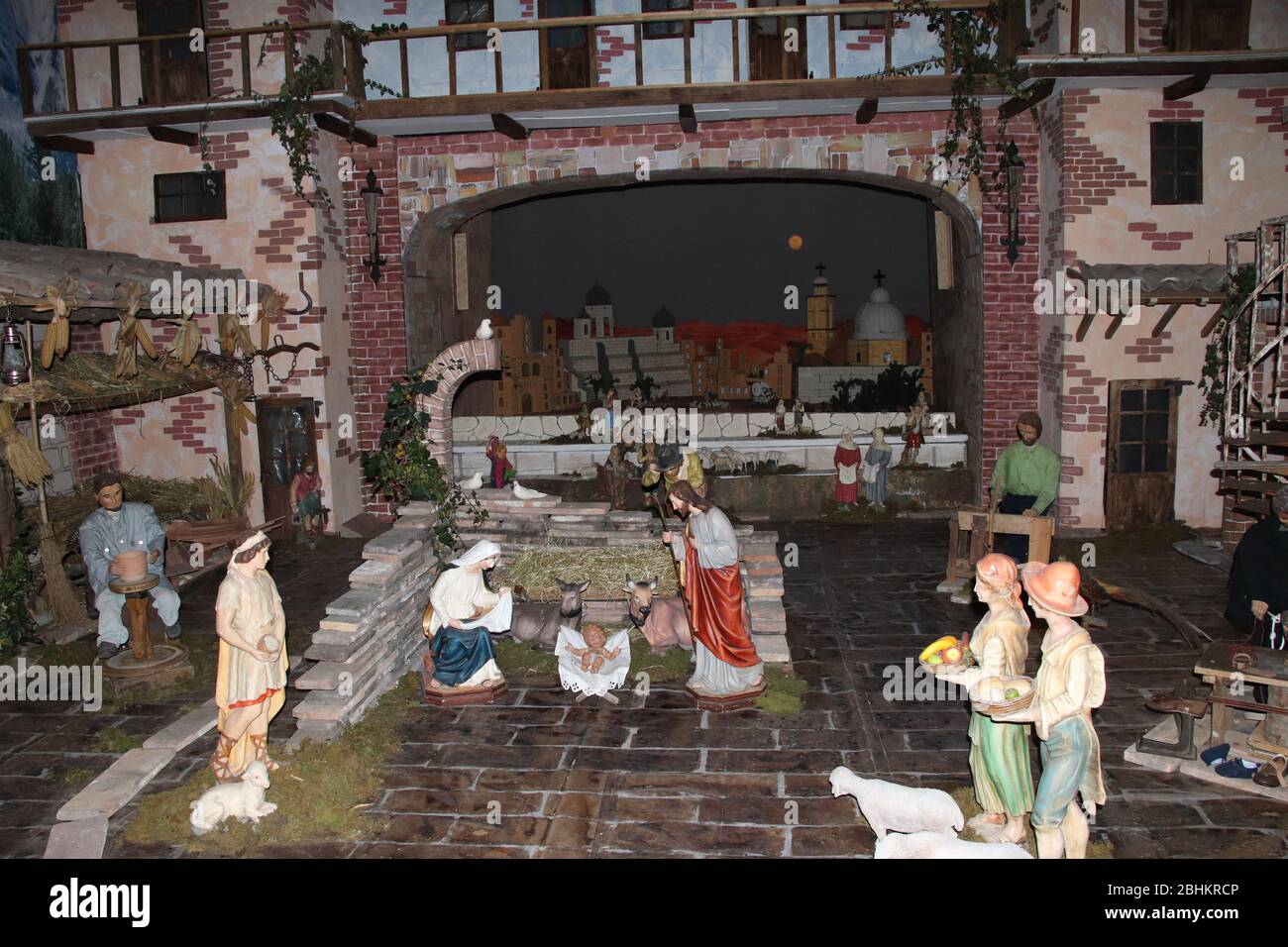 Christmas nativity scene of jesus birth, nativity scene with religious ...
