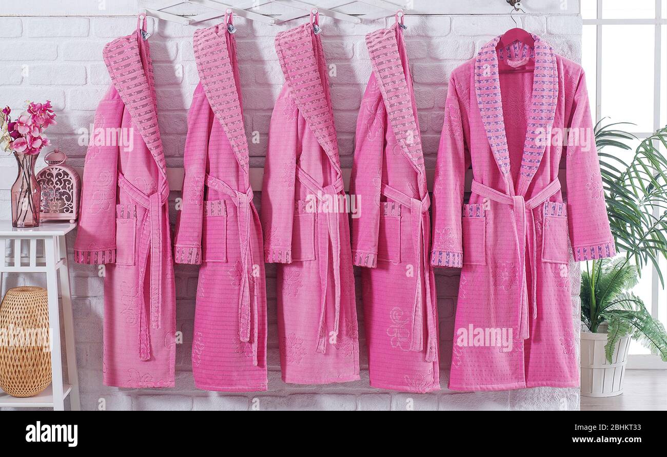 Bathrobe stock photo Stock Photo - Alamy
