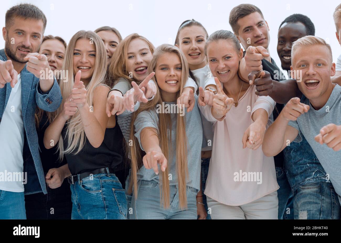 Groups Of People Pointing And Laughing
