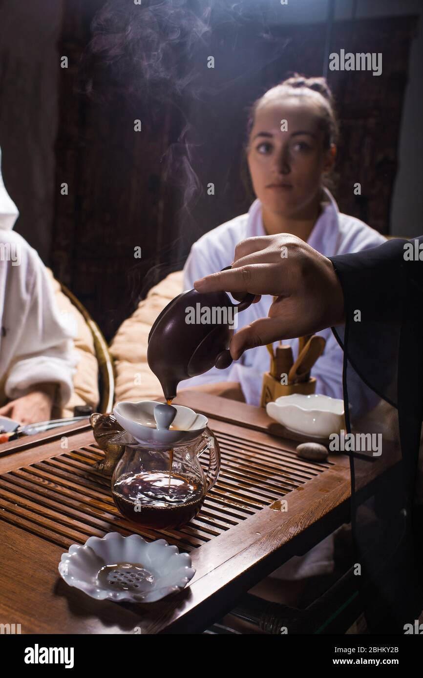 Girls in the sauna hi-res stock photography and images - Alamy