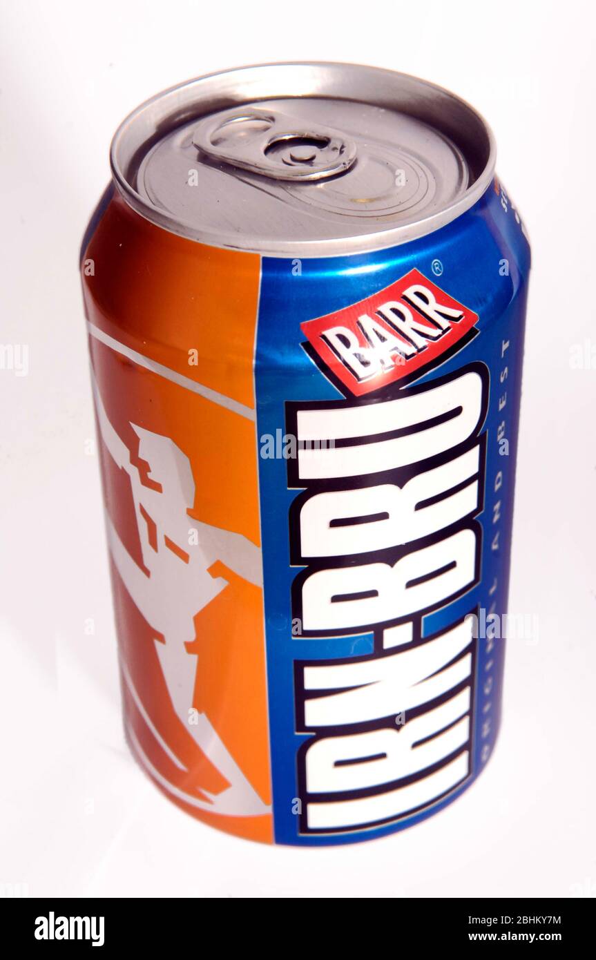 Illustrative image of Irn Bru. An AG Barr product Stock Photo - Alamy