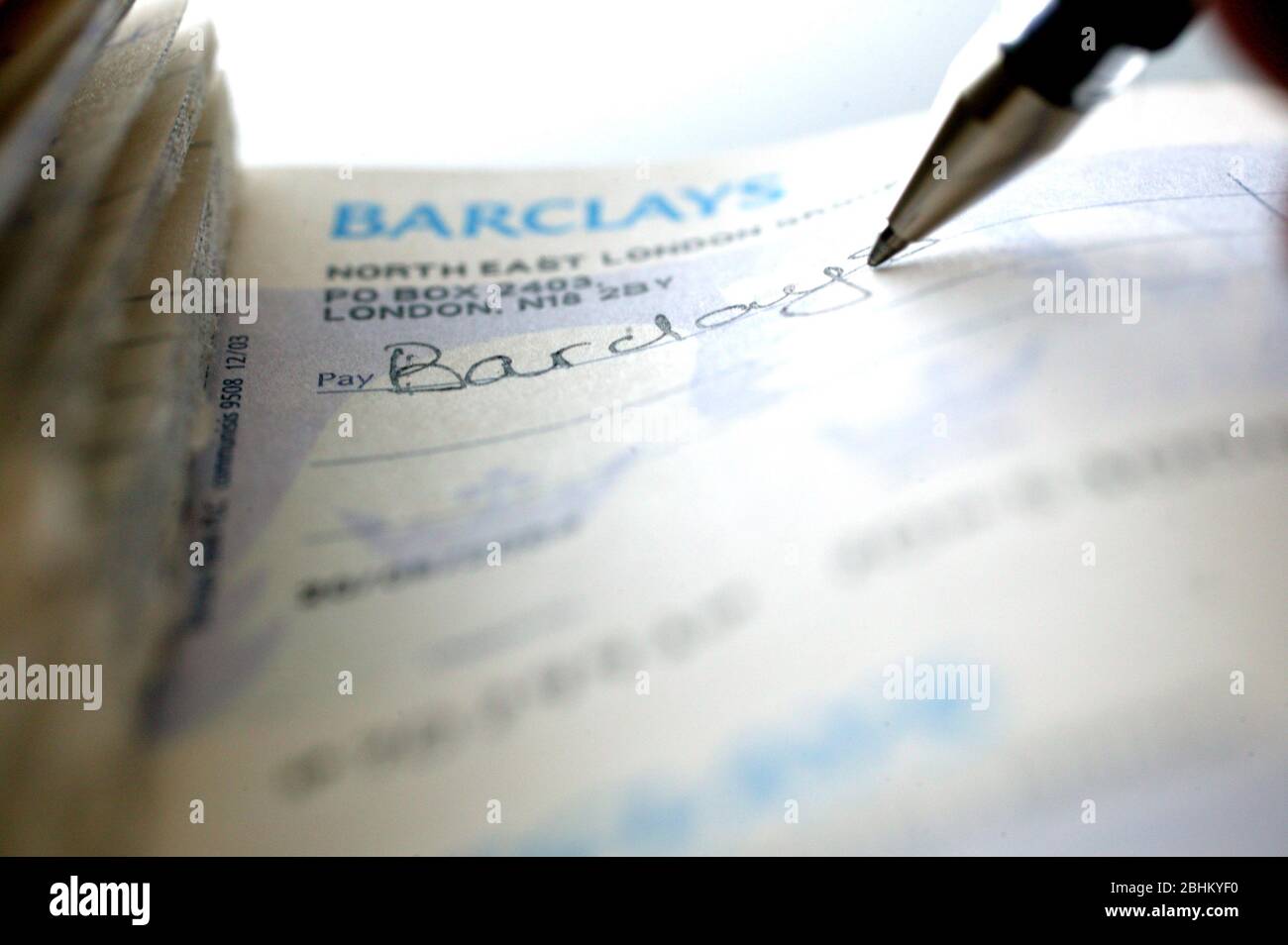 Bank Cheque High Resolution Stock Photography and Images - Alamy