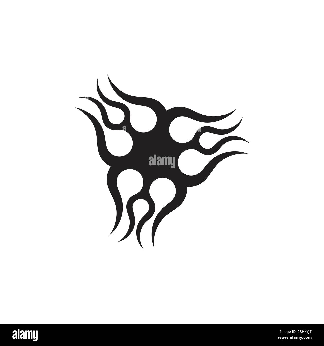 grunge shape curve flame symbol vector Stock Vector Image & Art - Alamy