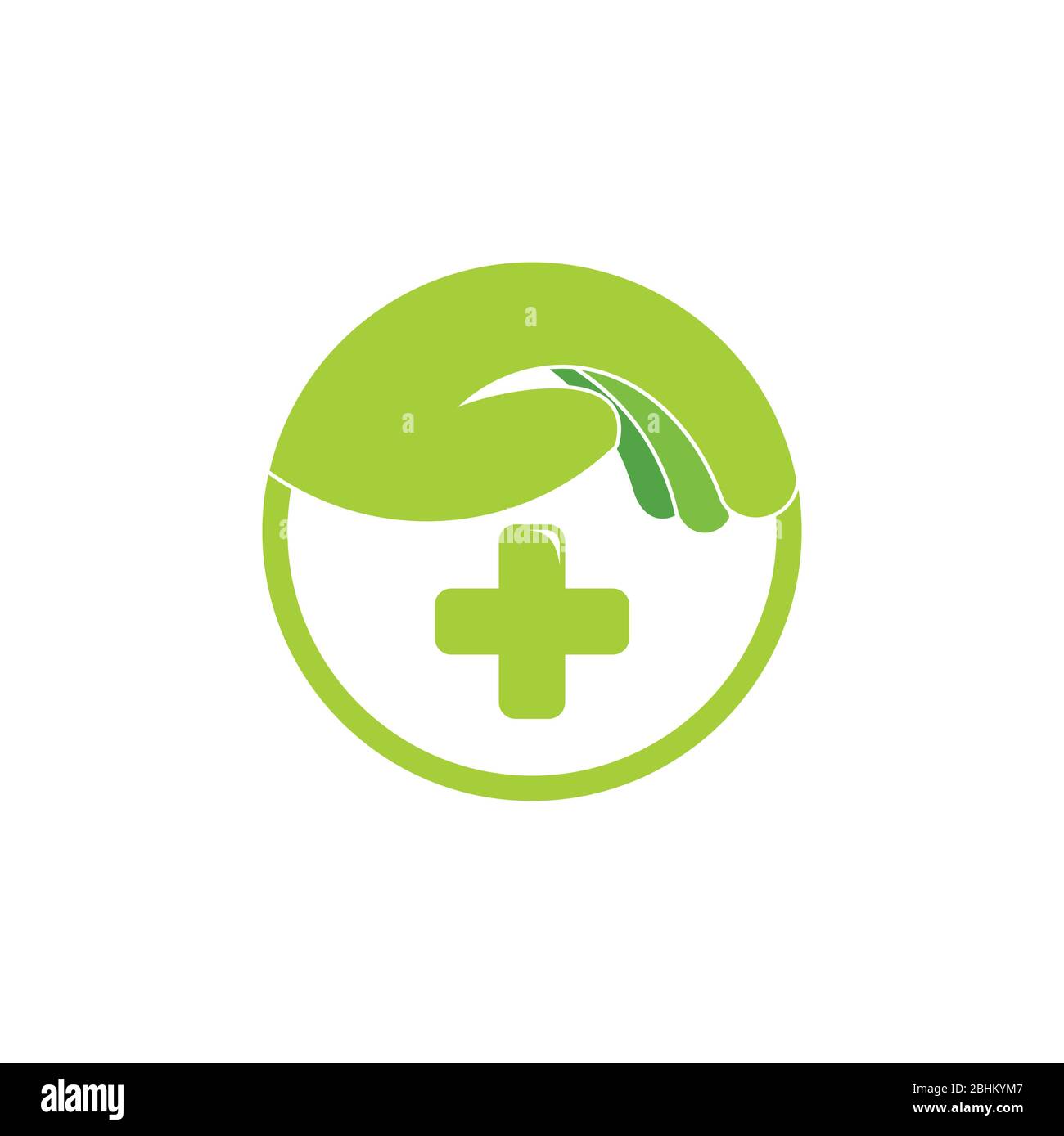 hand care plus medical symbol logo vector Stock Vector Image & Art - Alamy