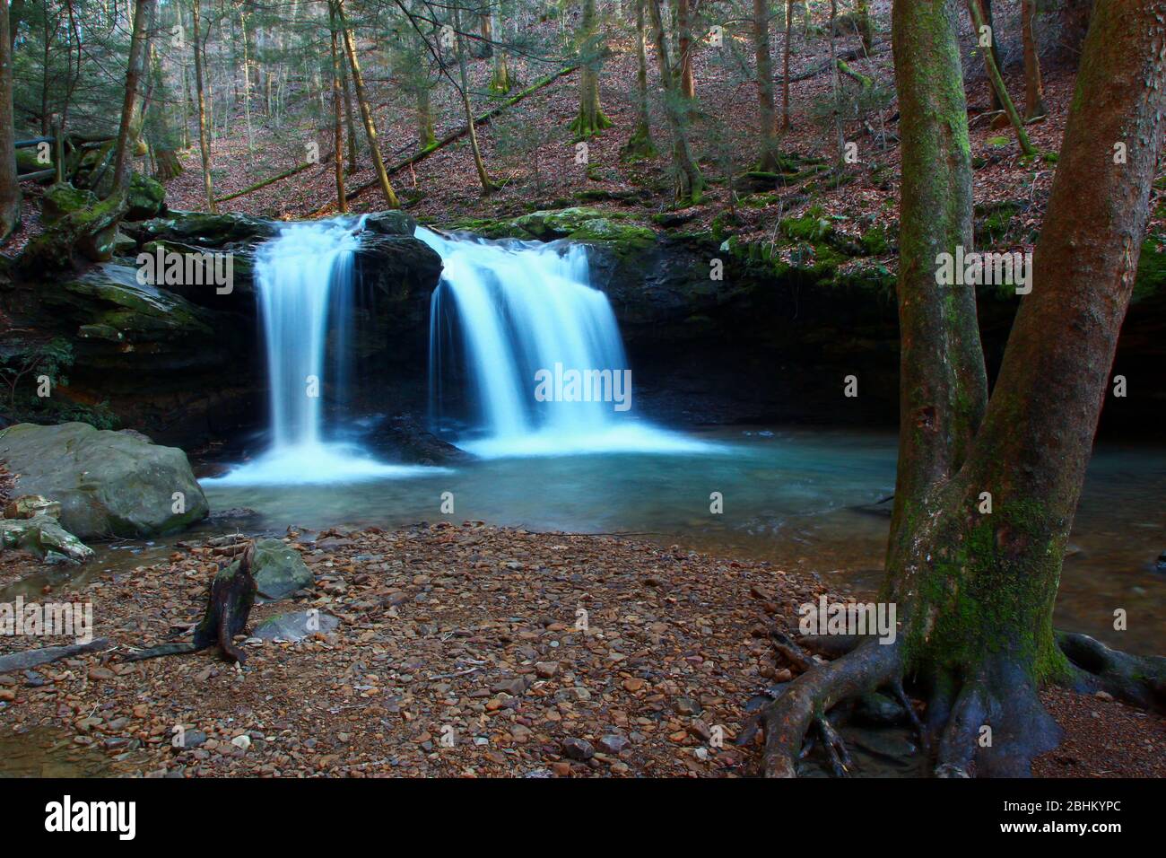 Debord falls in Frozen head state park in Eastern Tennessee Stock Photo ...