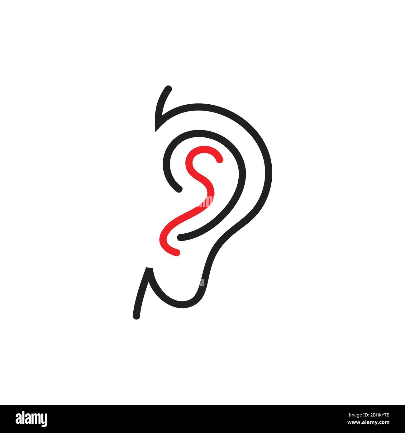 Sound wave icon linear Cut Out Stock Images & Pictures - Alamy