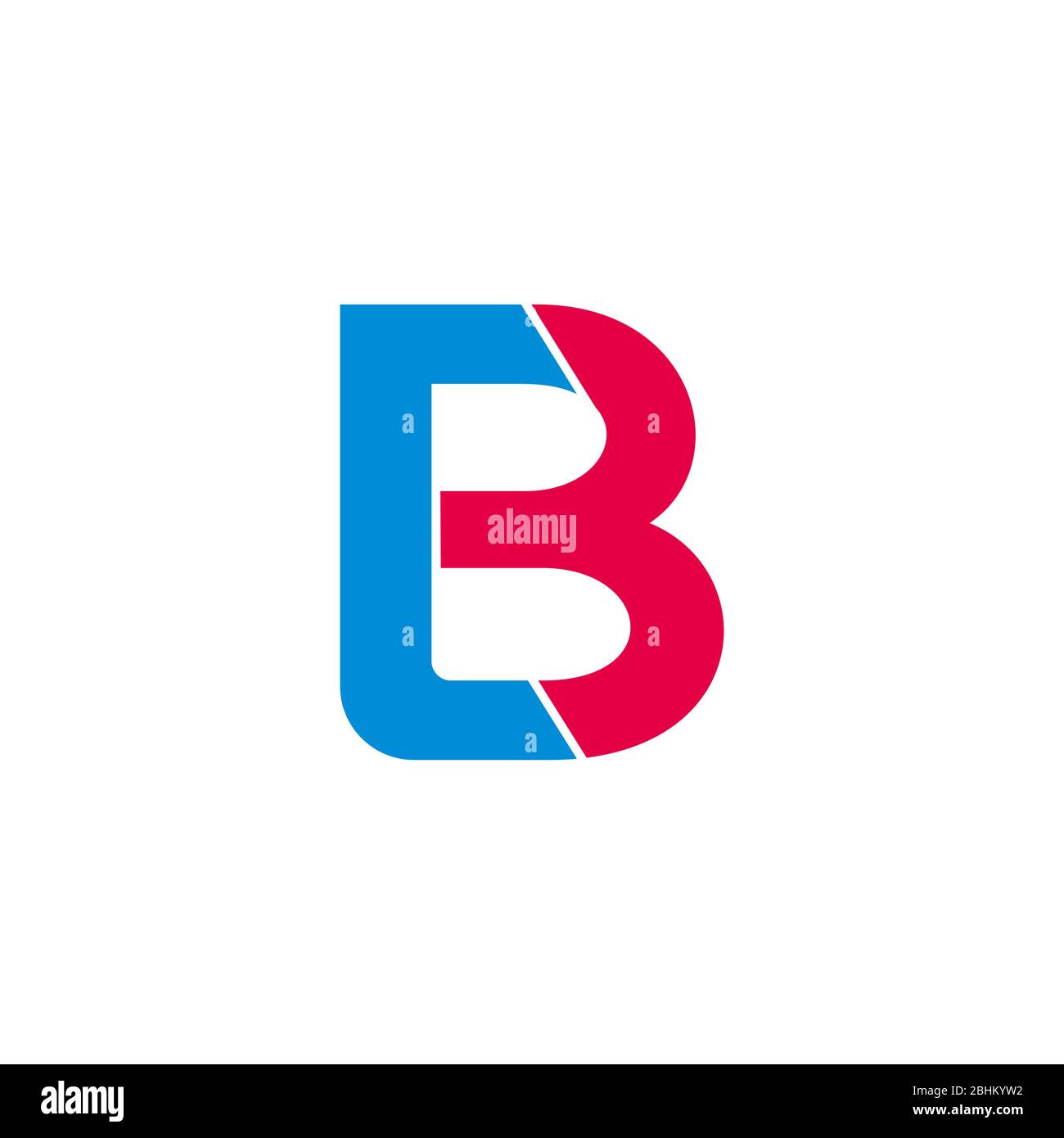 letter cb simple linked geometric design symbol logo vector Stock ...