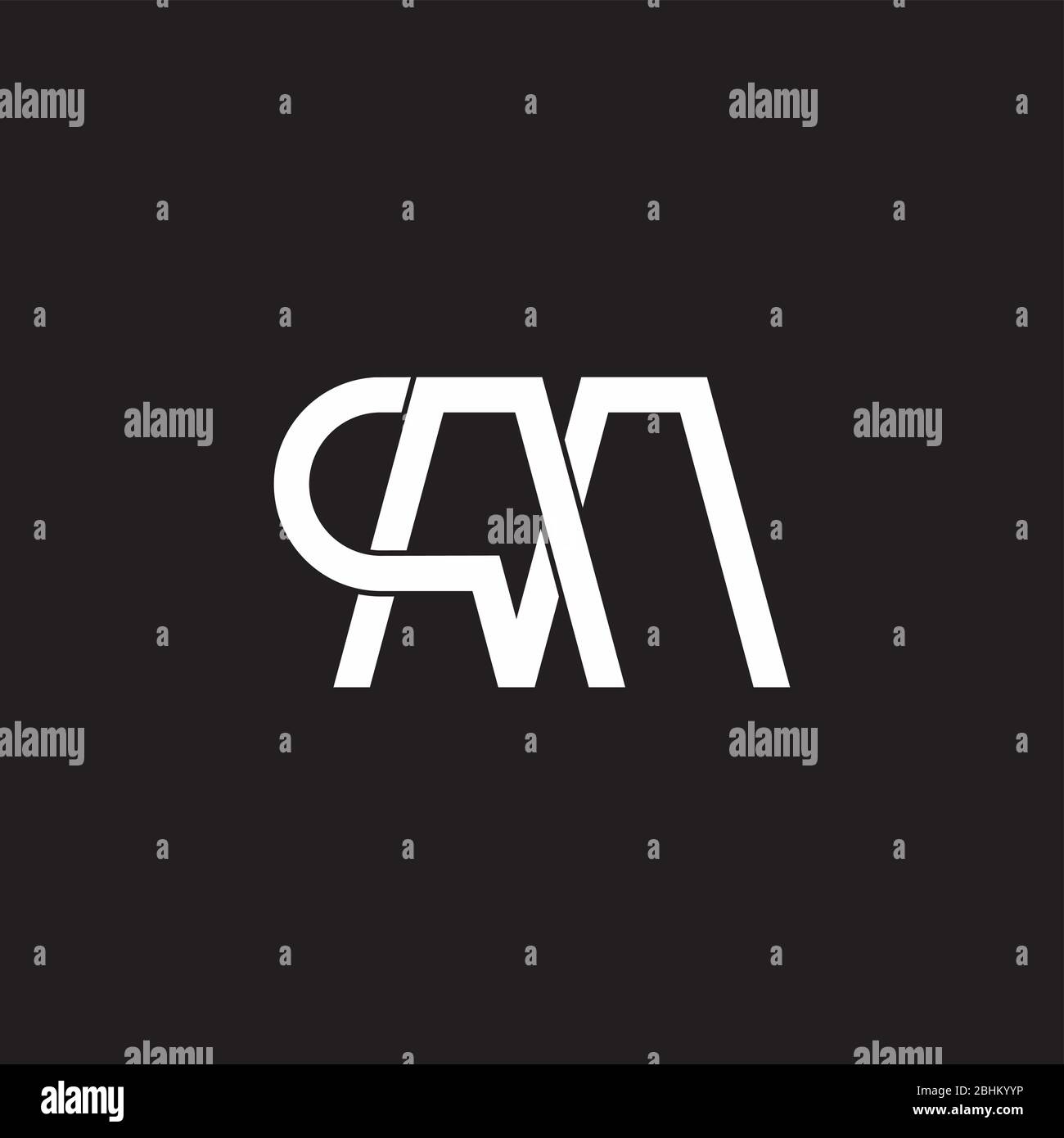 letter mq simple linked overlapping line flat logo vector Stock Vector ... letter mq simple linked overlapping line flat logo vector Stock Vector ...