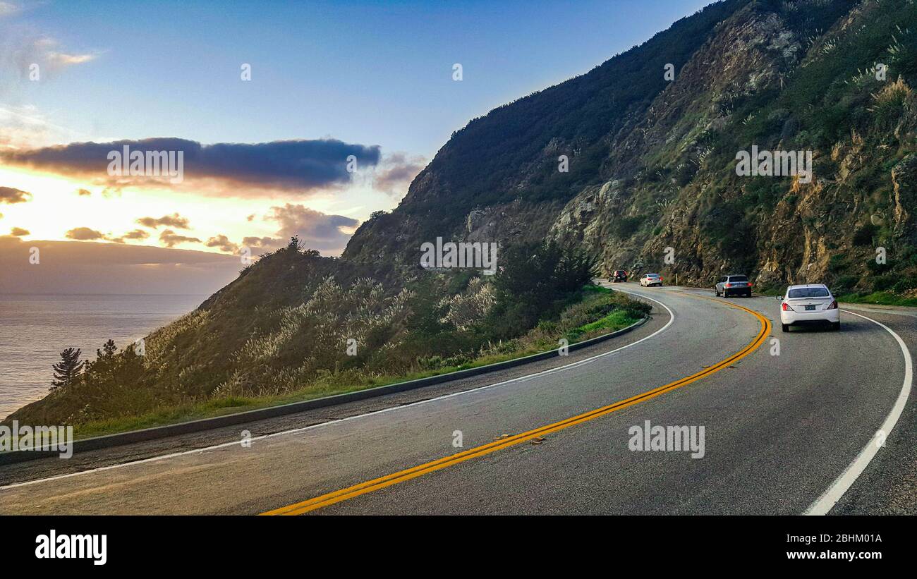 Pacific coast highway road hi-res stock photography and images - Alamy