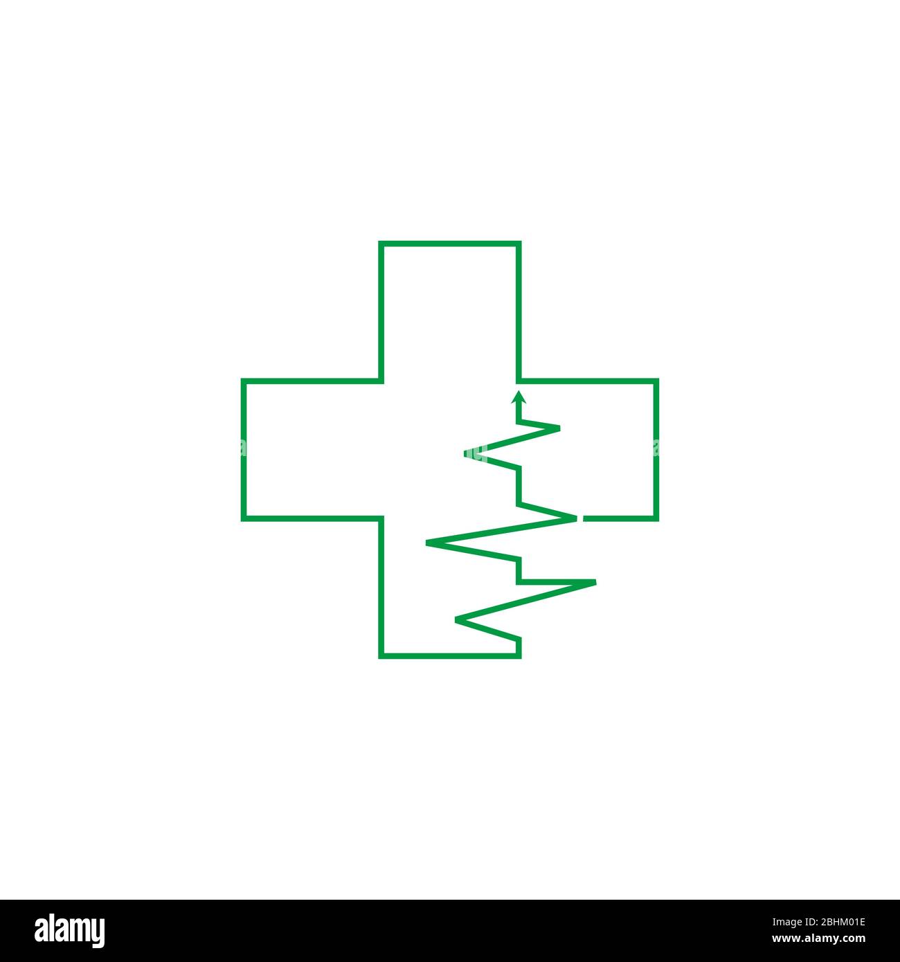 plus medical progress symbol logo vector Stock Vector Image & Art - Alamy