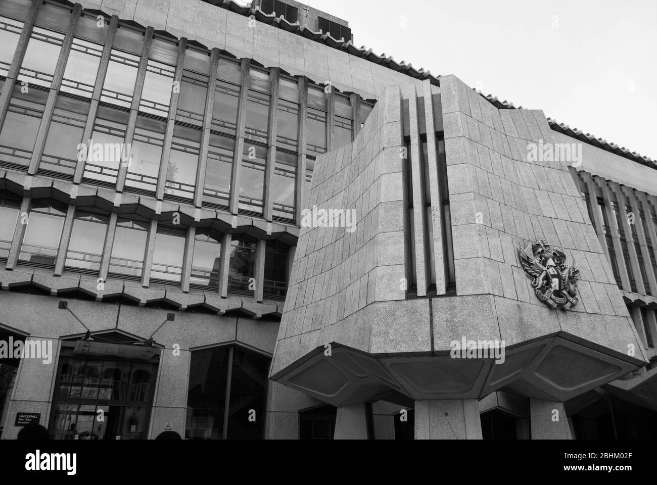 1950s 1970s Architecture Stone City of London Corporation West Wing ...
