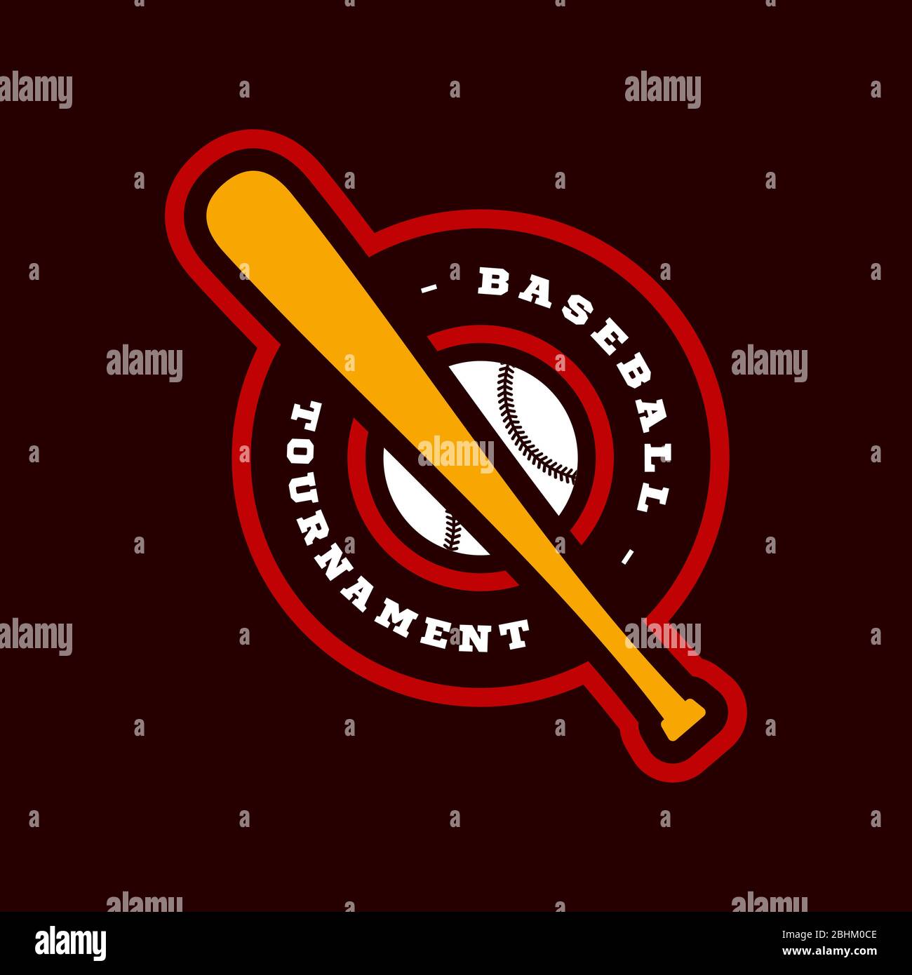 Baseball Modern professional sport Typography in retro style. Vector ...