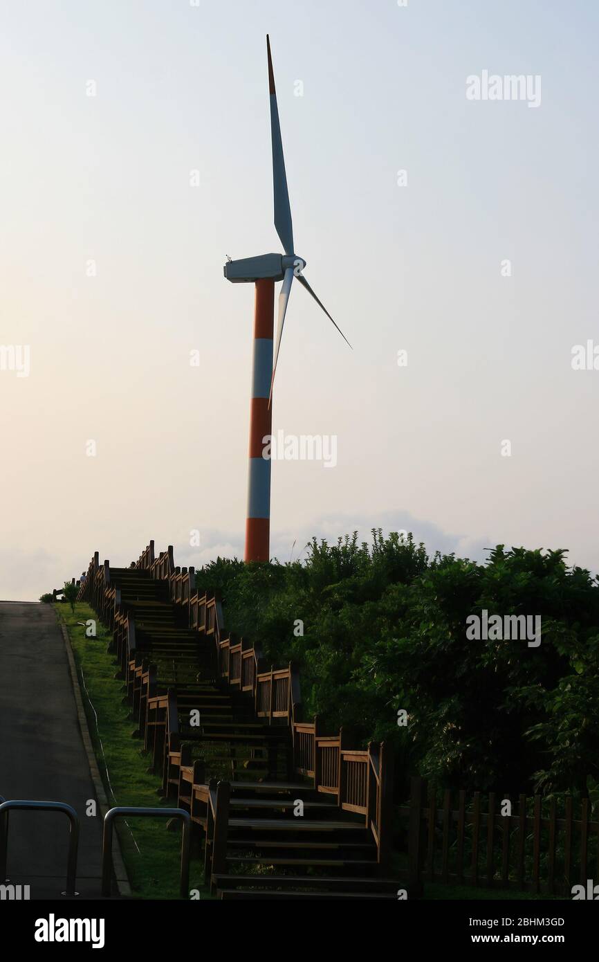 Windmill of the Shimen Wind Farm at Taiwan Stock Photo - Alamy