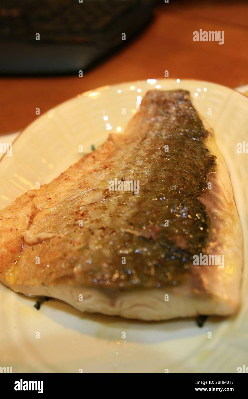 Close up shot of a plate of fried fish at Taipei, Taiwan Stock Photo ...