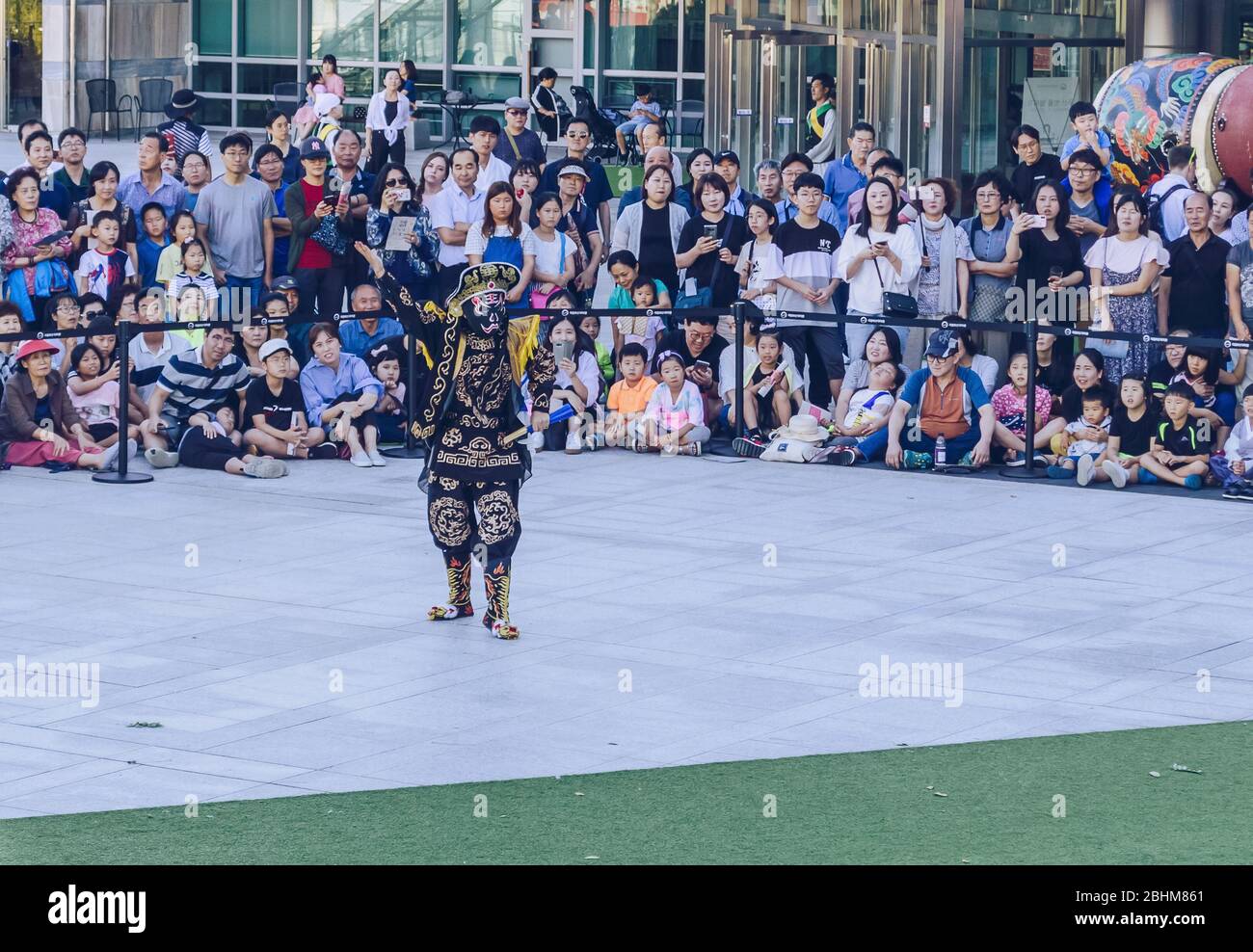 Busan, South Korea, September 13, 2019: korean performer Bian Lian ...