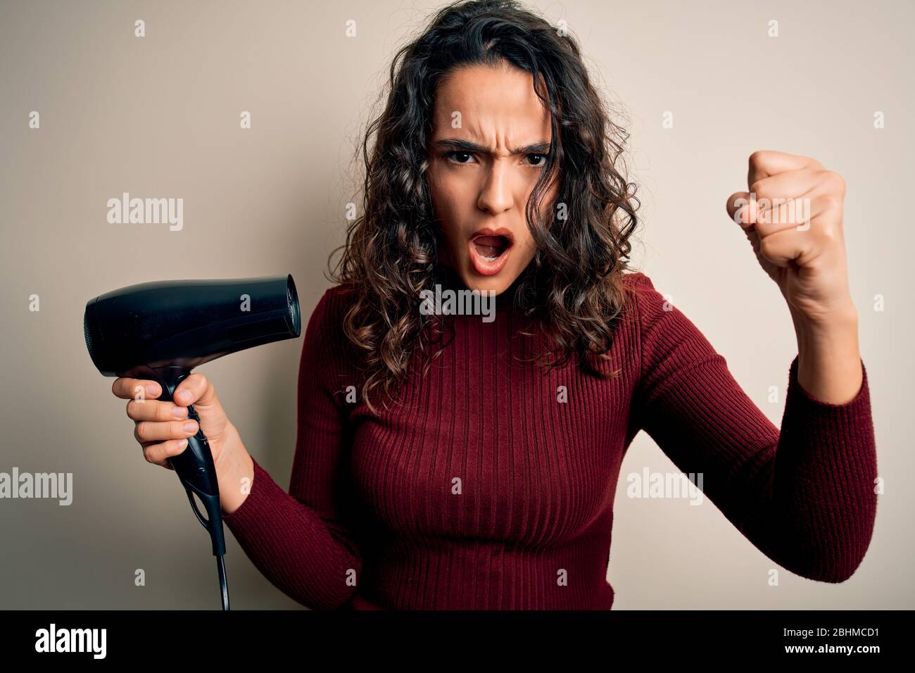 Woman and dryer angry hi-res stock photography and images - Alamy
