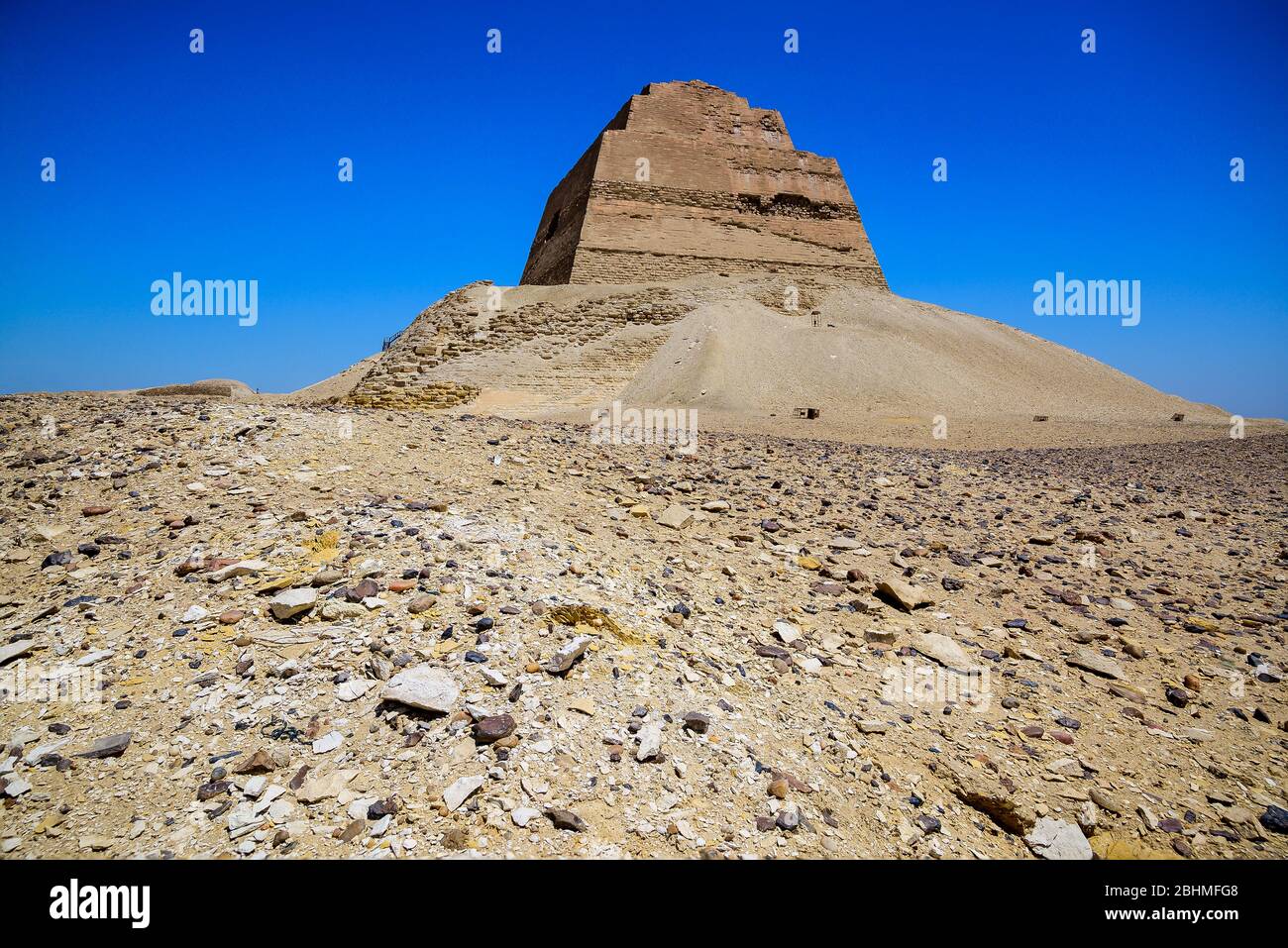 The Maidum Pyramid, also known as the ‘Collapsed Pyramid of Maidum or ...