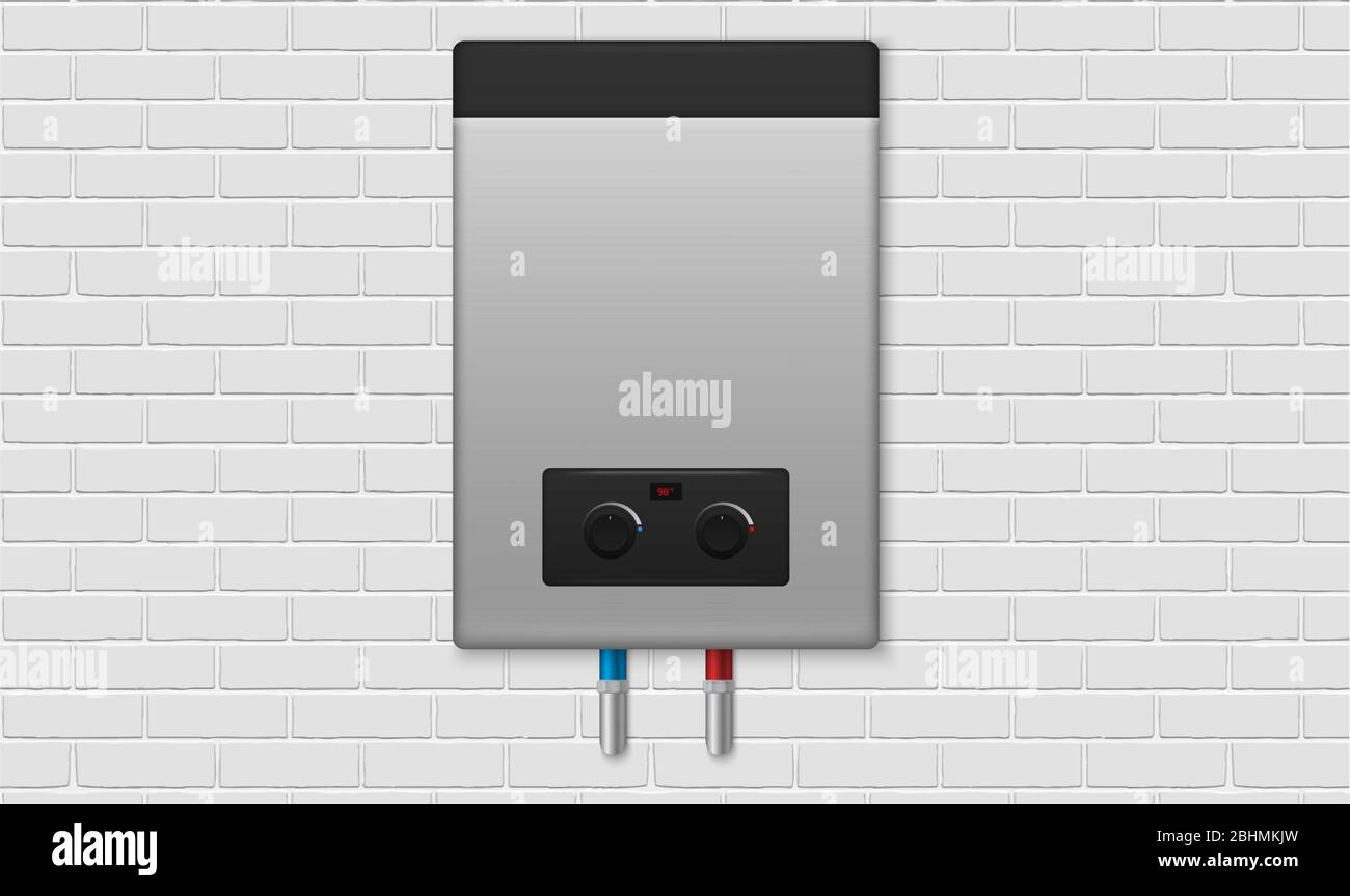 Hot water heater vector Stock Vector Images - Alamy