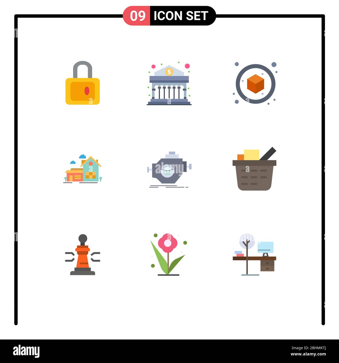 Office cube farm Stock Vector Images - Alamy
