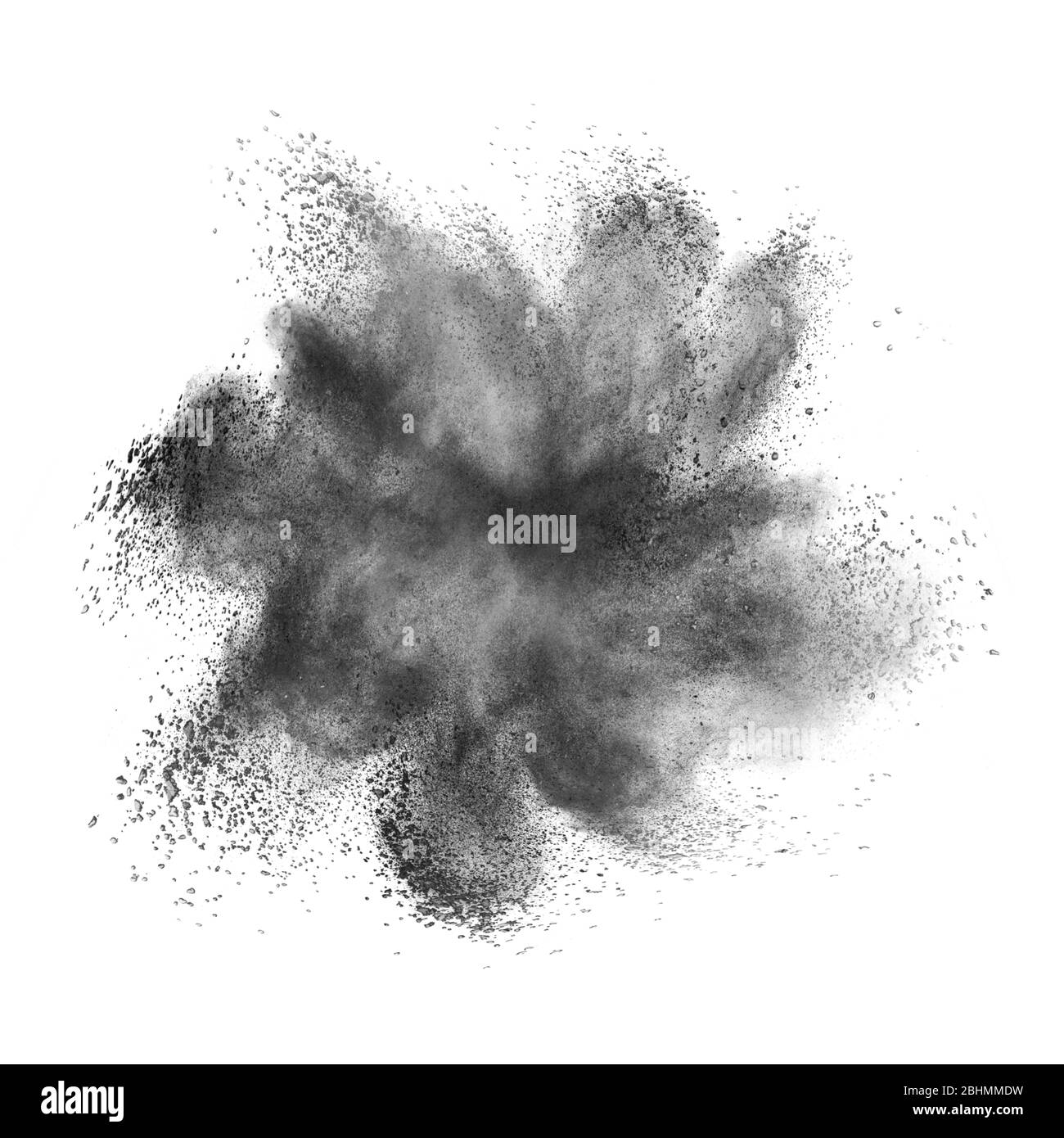 Explosion on dark background Black and White Stock Photos & Images - Alamy