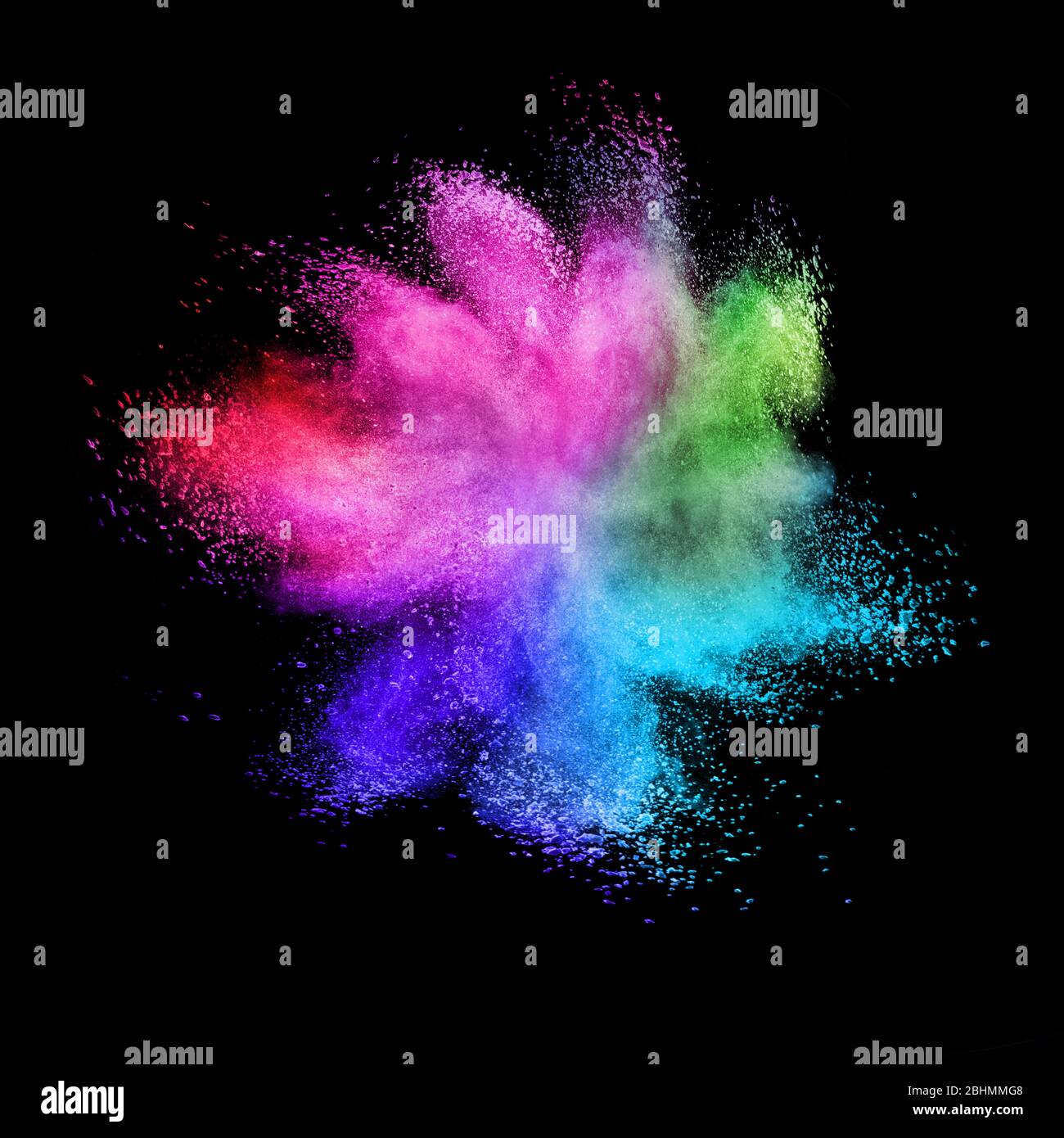 Rainbow powder hi-res stock photography and images - Alamy