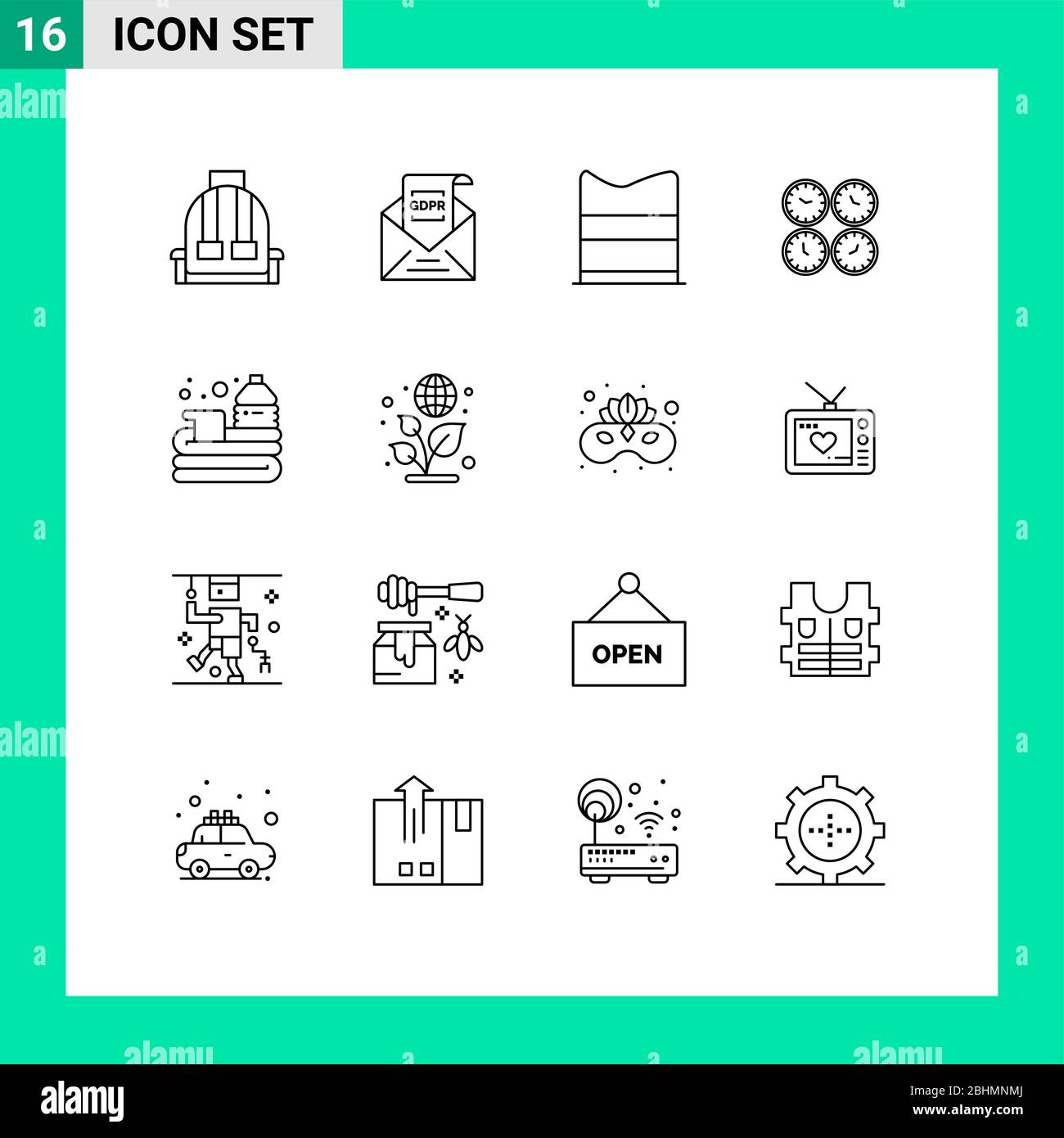 Time zone clocks Stock Vector Images - Alamy