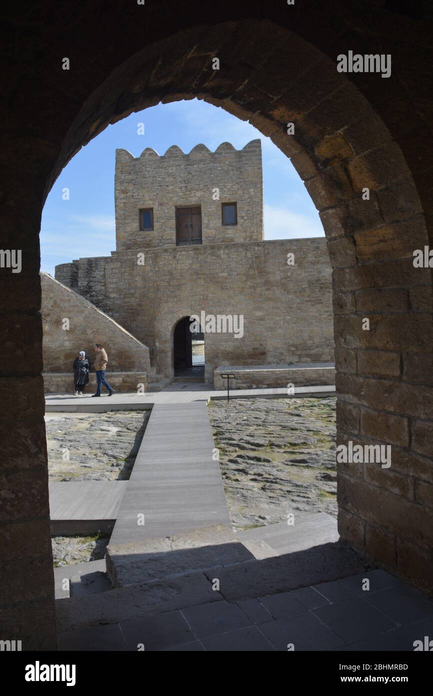 The 18th-century Zoroastrian Atesgah / Ateshgah Fire Temple in ...