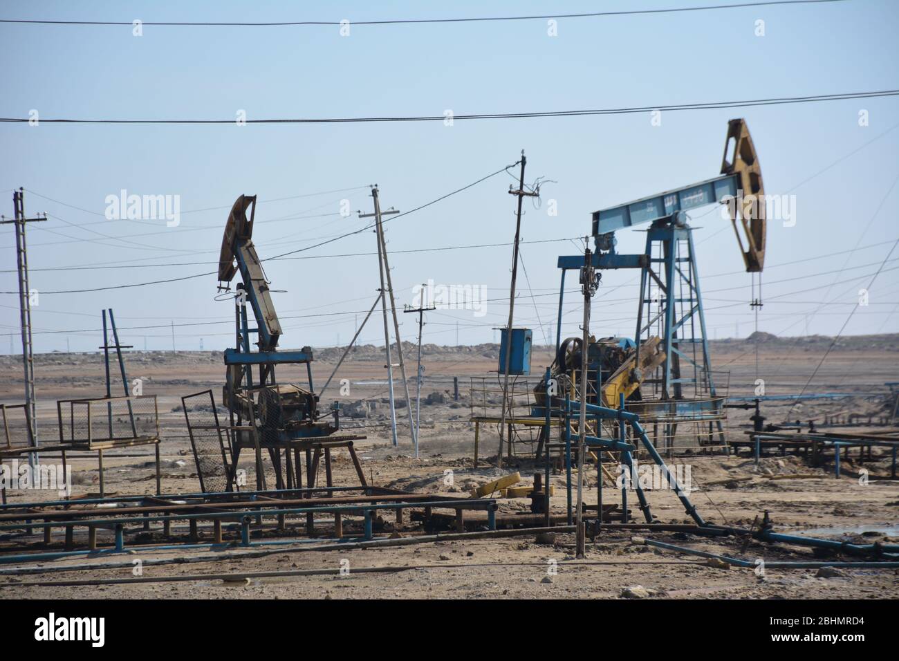 Caspian petroleum wells hi-res stock photography and images - Alamy