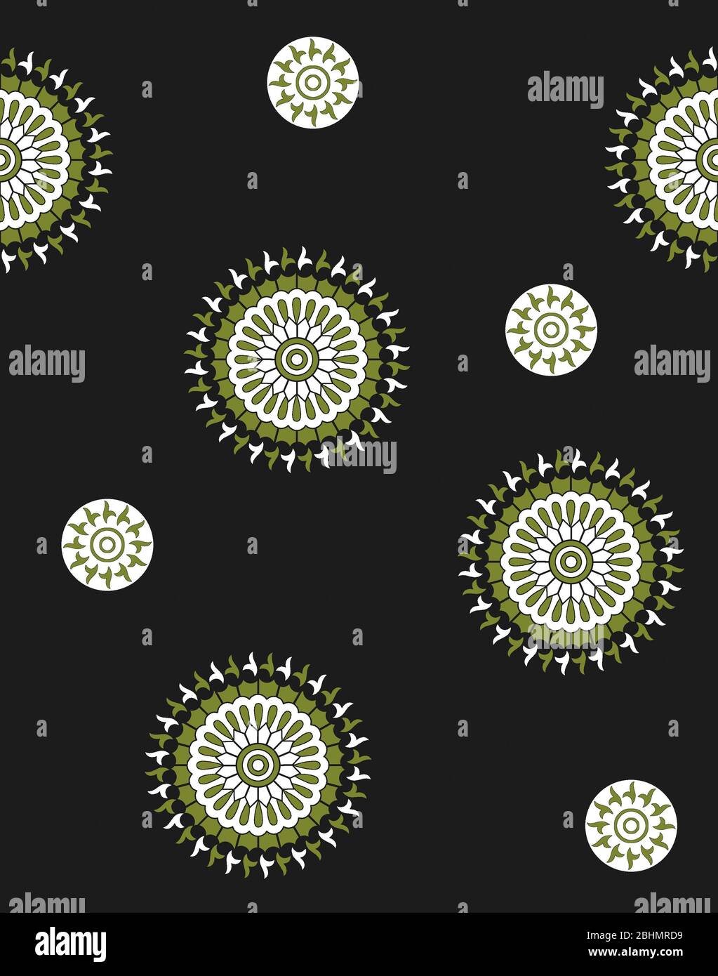 seamless antique round bold motif decorative pattern Stock Photo - Alamy