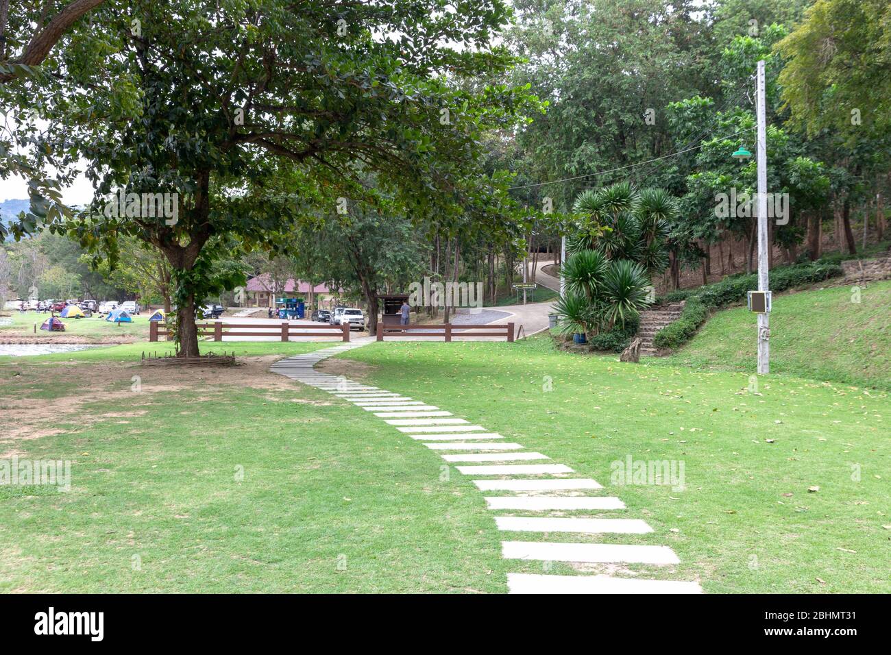 Park walk tiles floor hi-res stock photography and images - Alamy