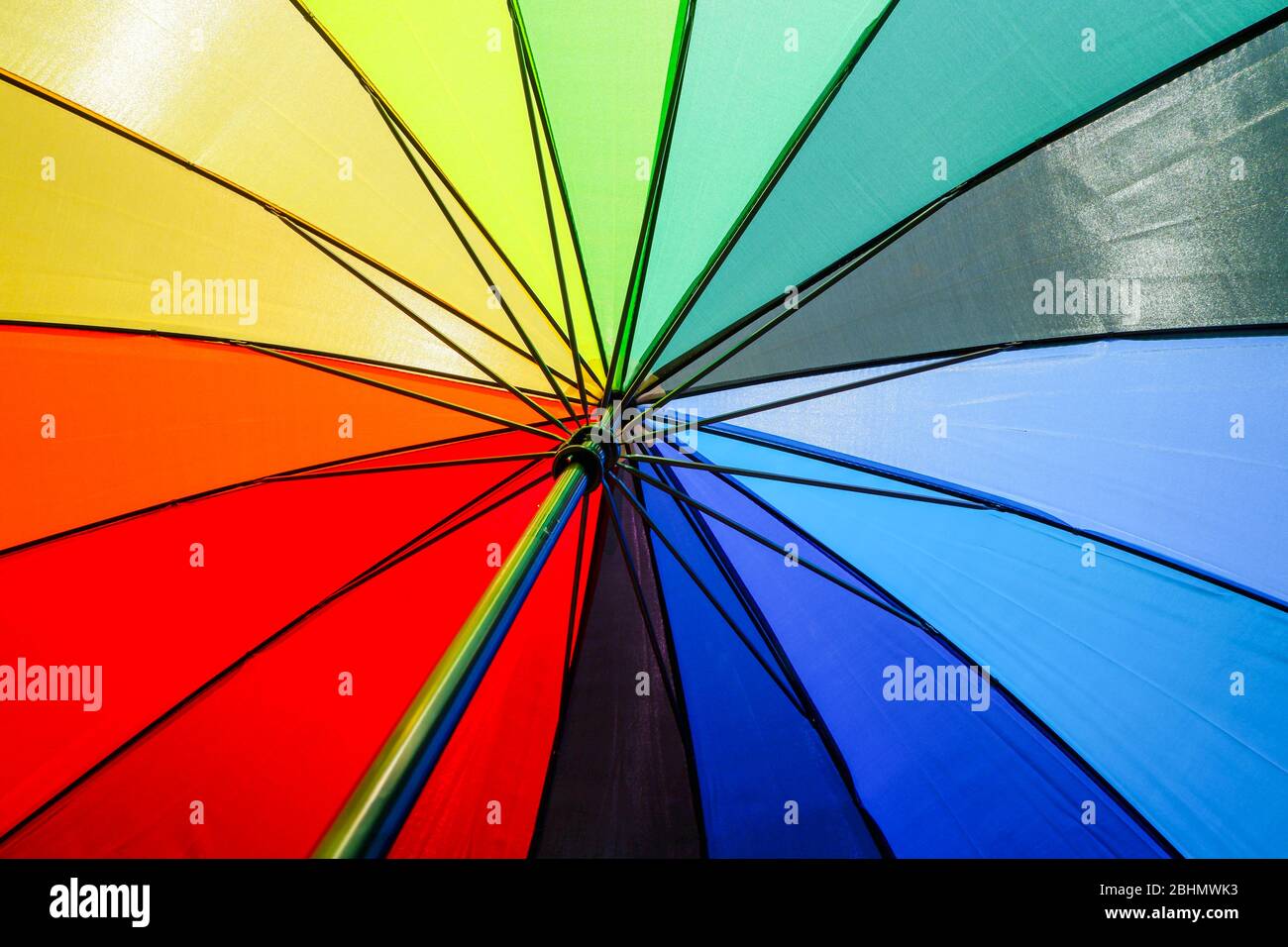 background fabric texture of Colorful umbrella Stock Photo - Alamy