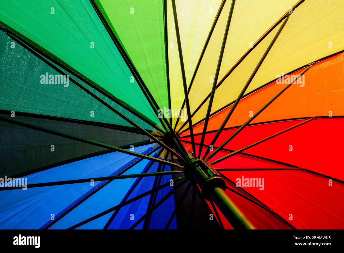 background fabric texture of Colorful umbrella Stock Photo - Alamy