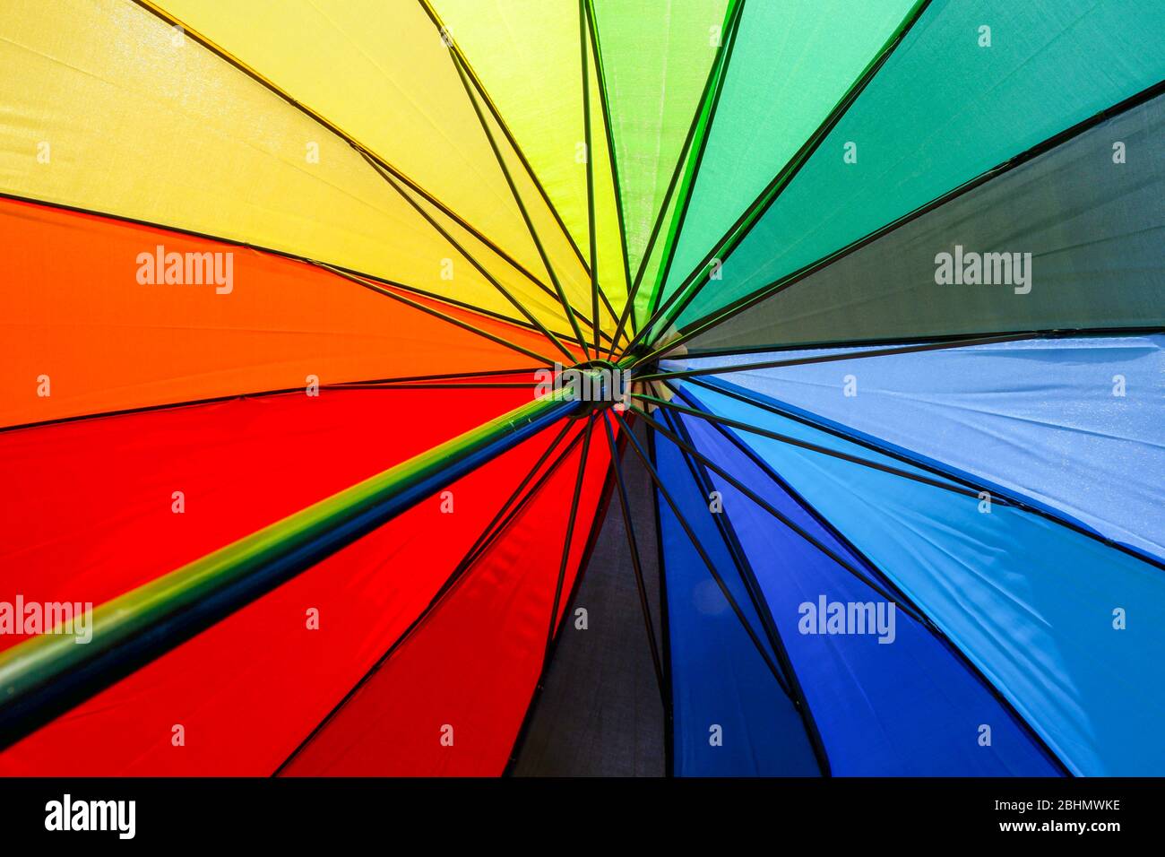 background fabric texture of Colorful umbrella Stock Photo - Alamy