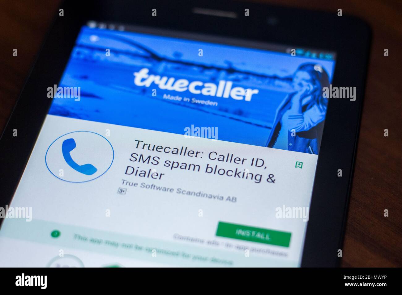 Truecaller logo hi-res stock photography and images - Alamy