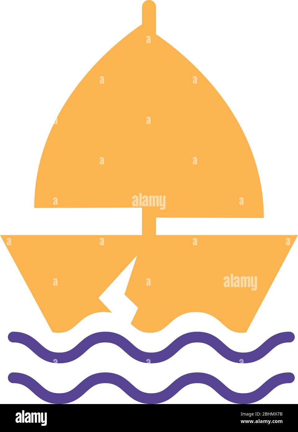 travel in boat insurance silhouette style icon Stock Vector Image & Art ...