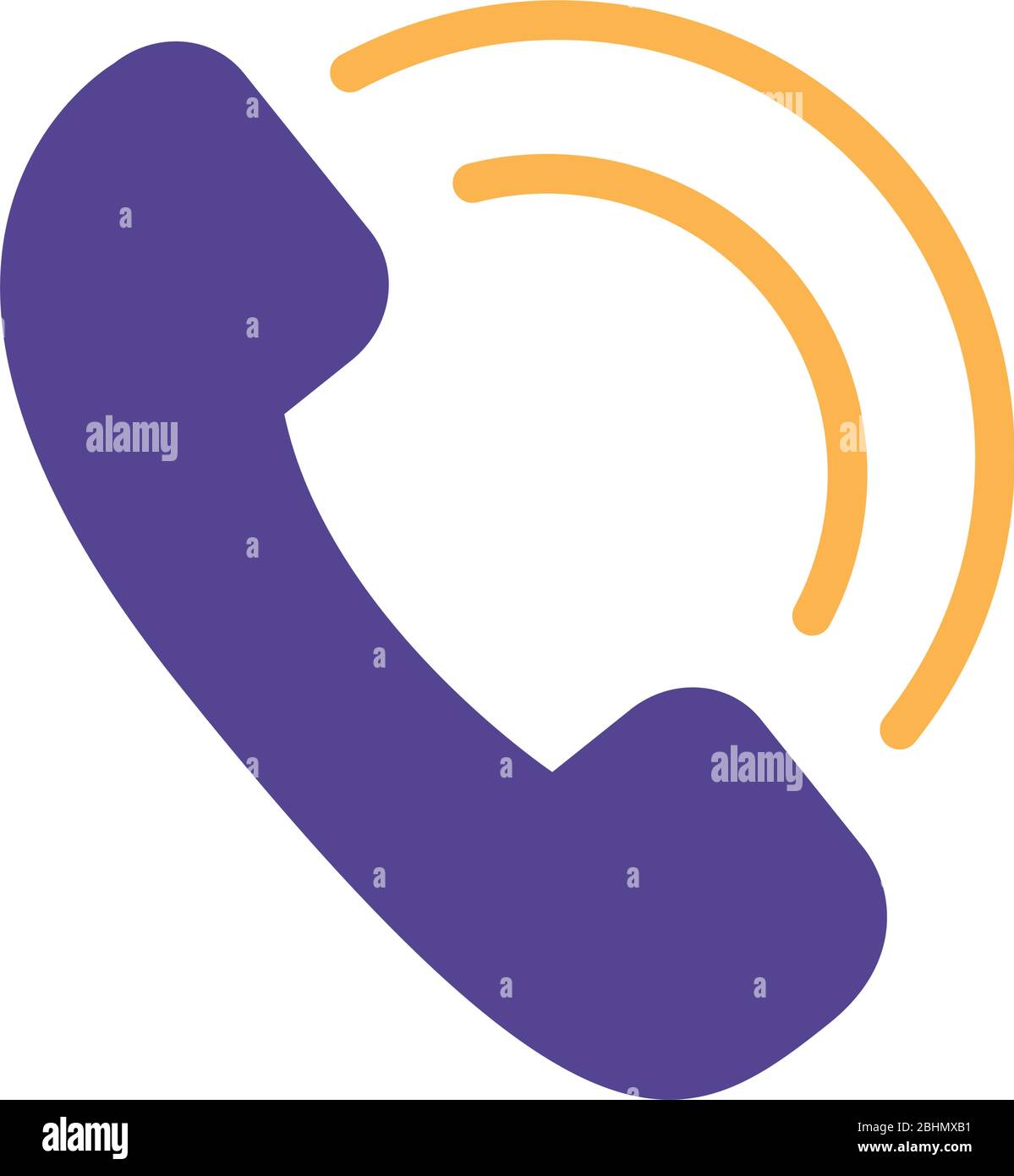 Call service silhouette style Stock Vector Images - Alamy