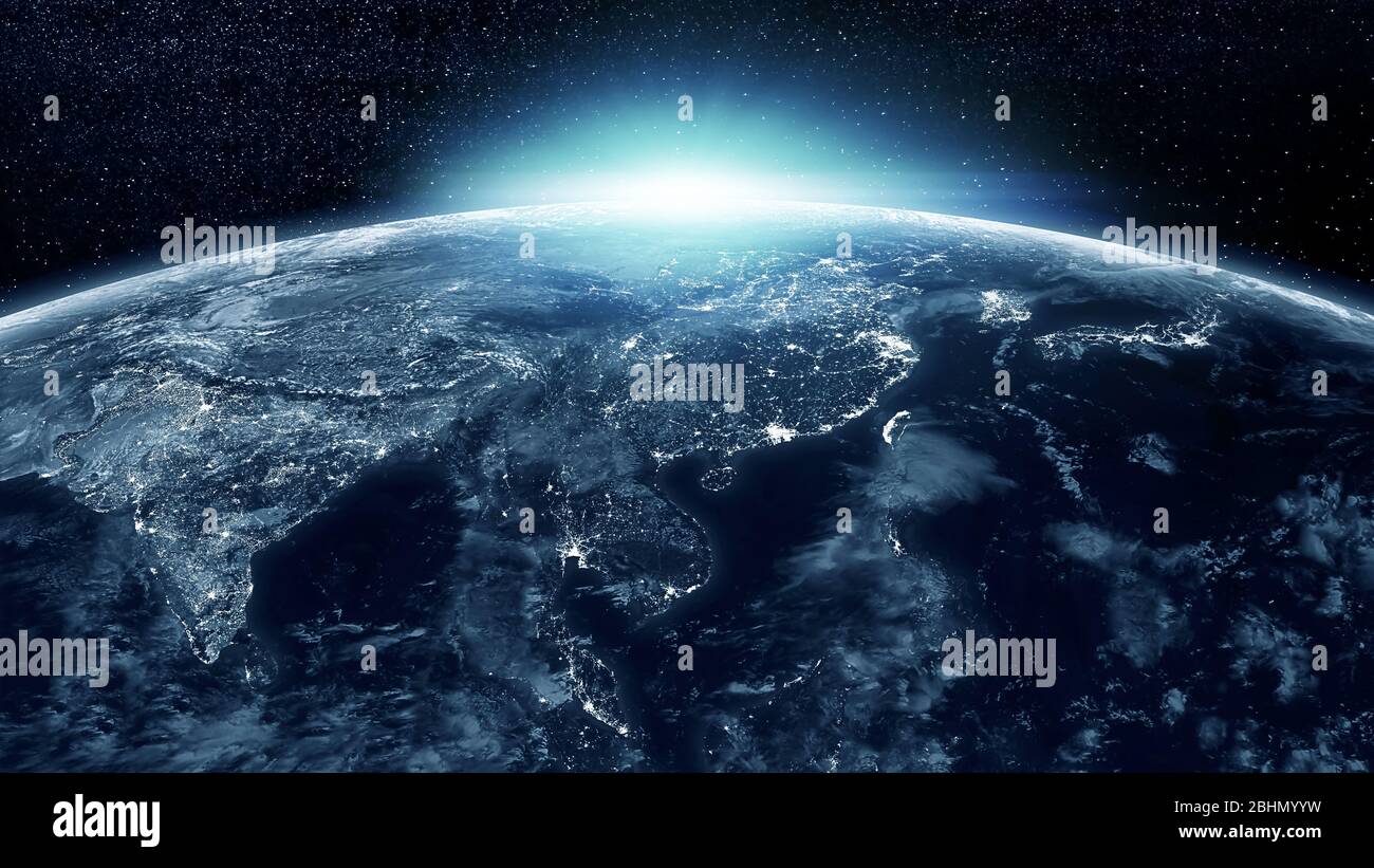 Satellite map south america hi-res stock photography and images - Alamy