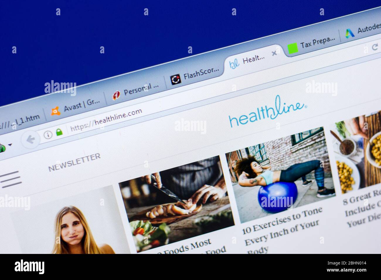 Healthline logo hi-res stock photography and images - Alamy