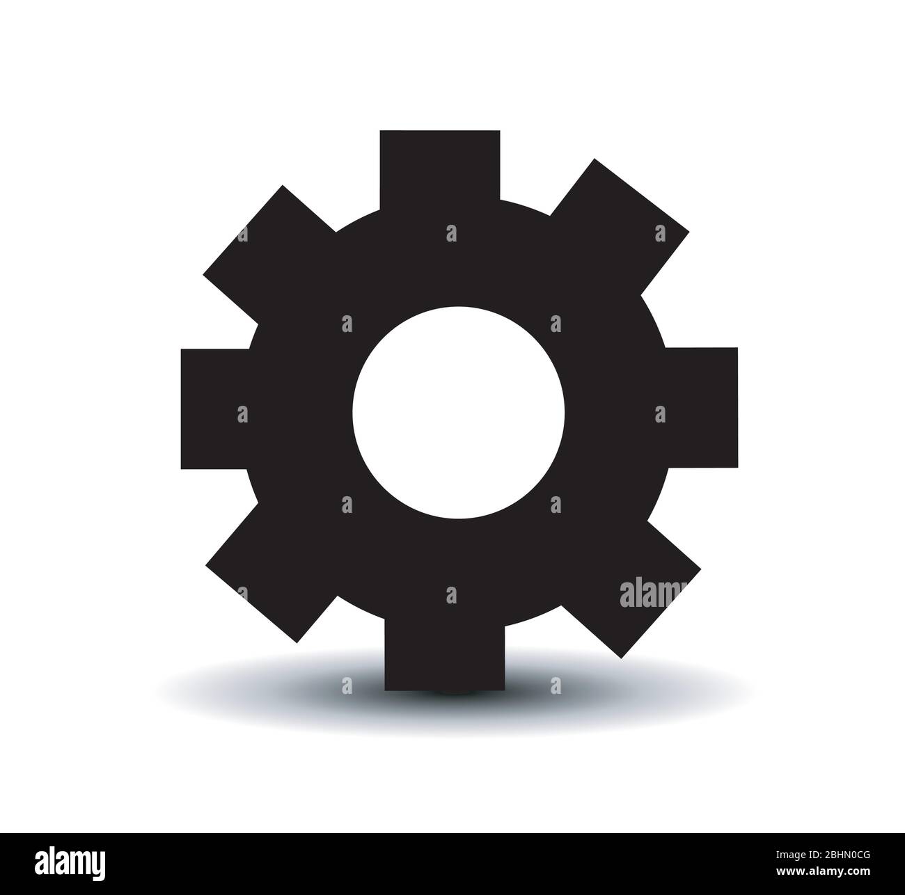 gear icon vector illustration Stock Vector Image & Art - Alamy