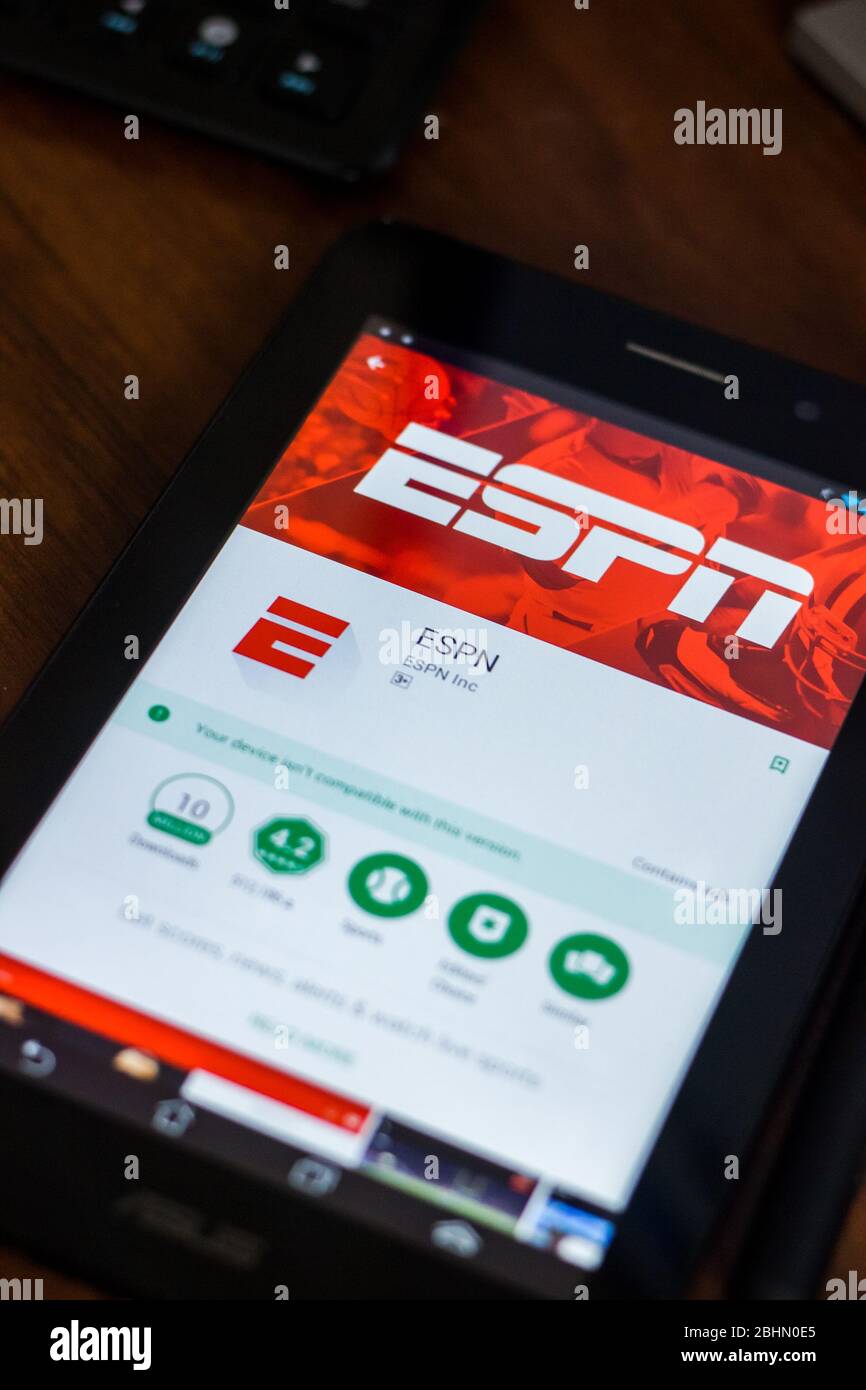 Espn app logo hi-res stock photography and images - Alamy