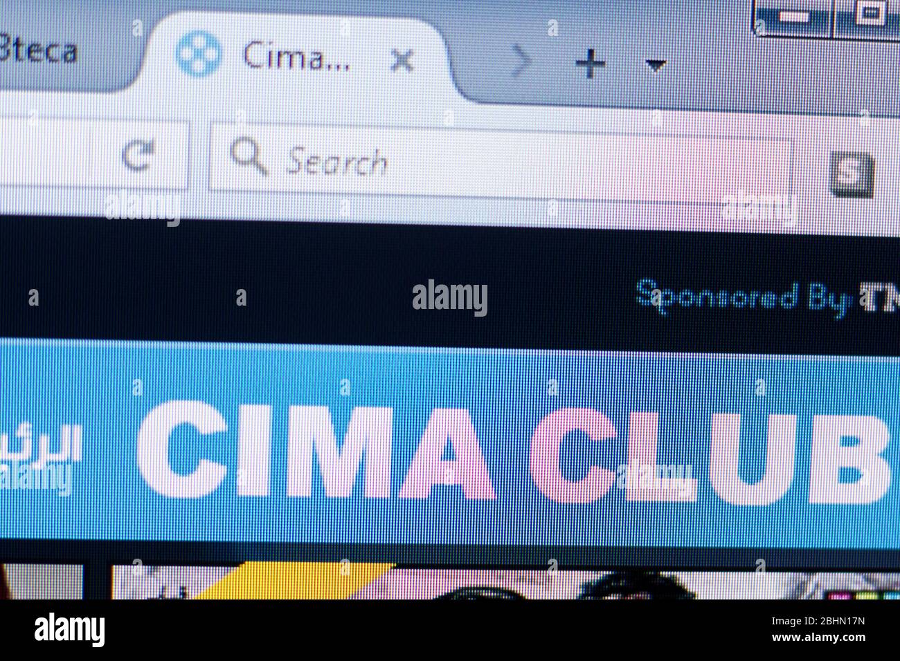 Ryazan, Russia - May 08, 2018: CimaClub website on the display of PC, url - CimaClub.com Stock ...