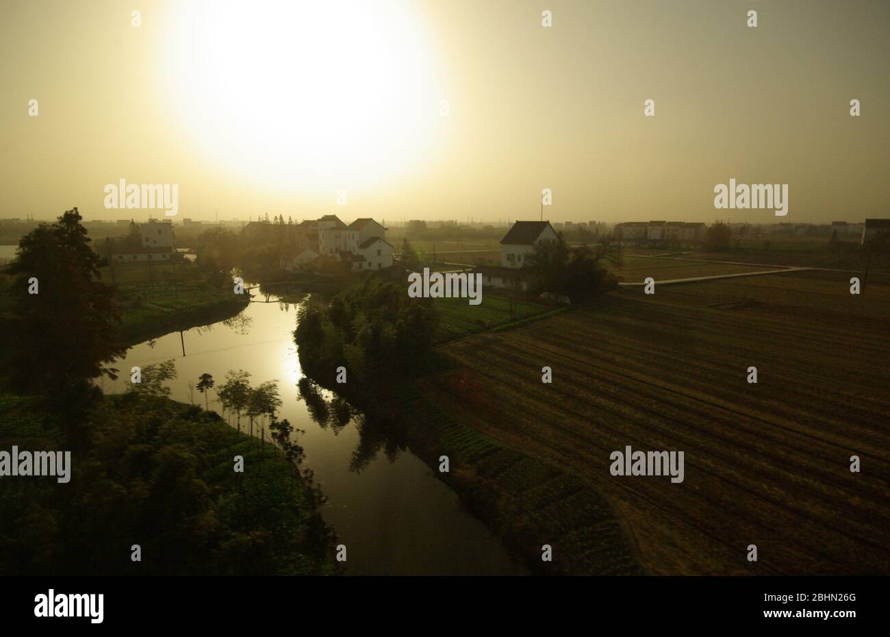 Smog and dust in the air is a pollution problem in the countryside ...