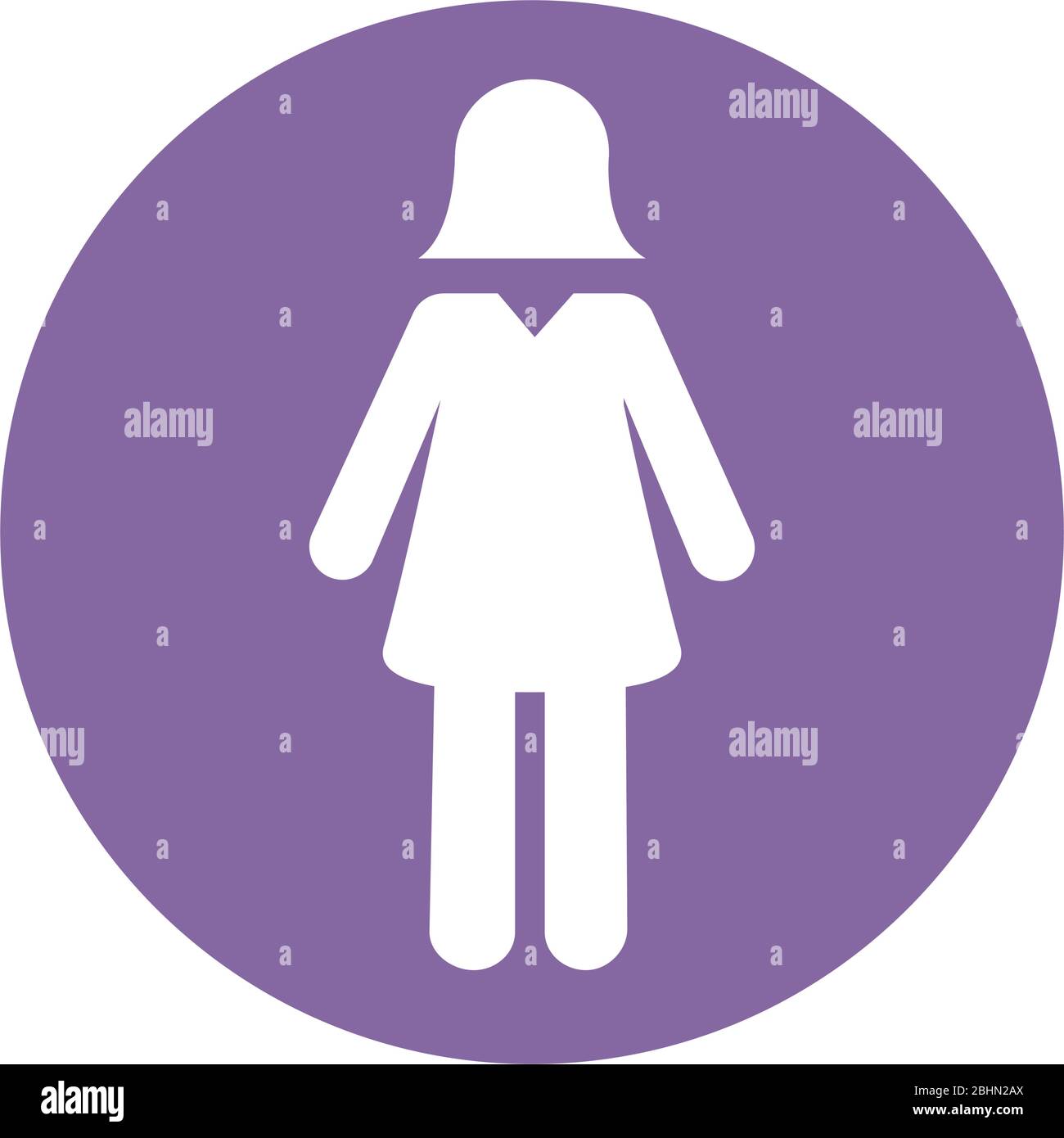 female avatar silhouette block style Stock Vector Image & Art - Alamy